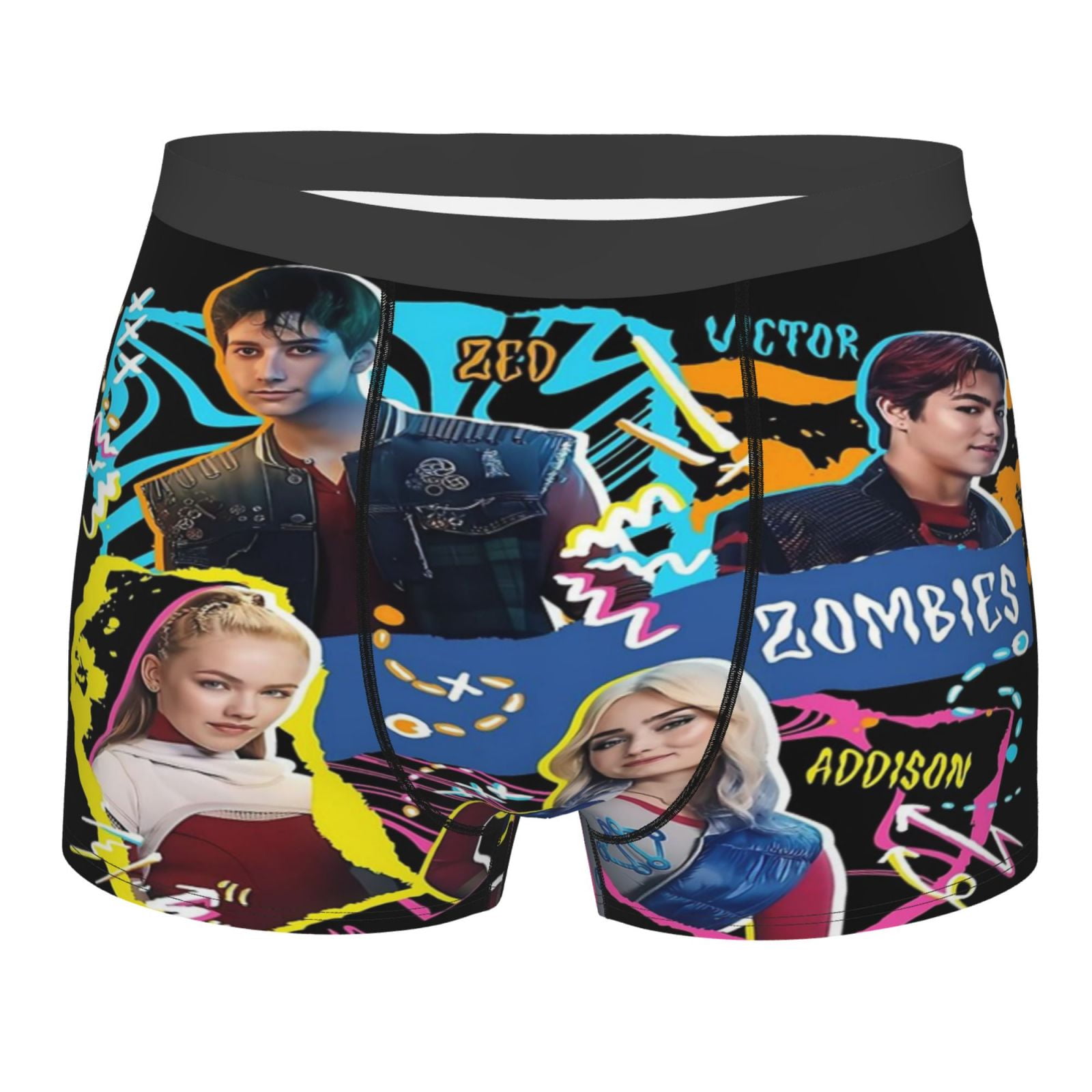 Men'S Zombie Character Boxer Briefs Underwear Cartoon Boxer Shorts ...