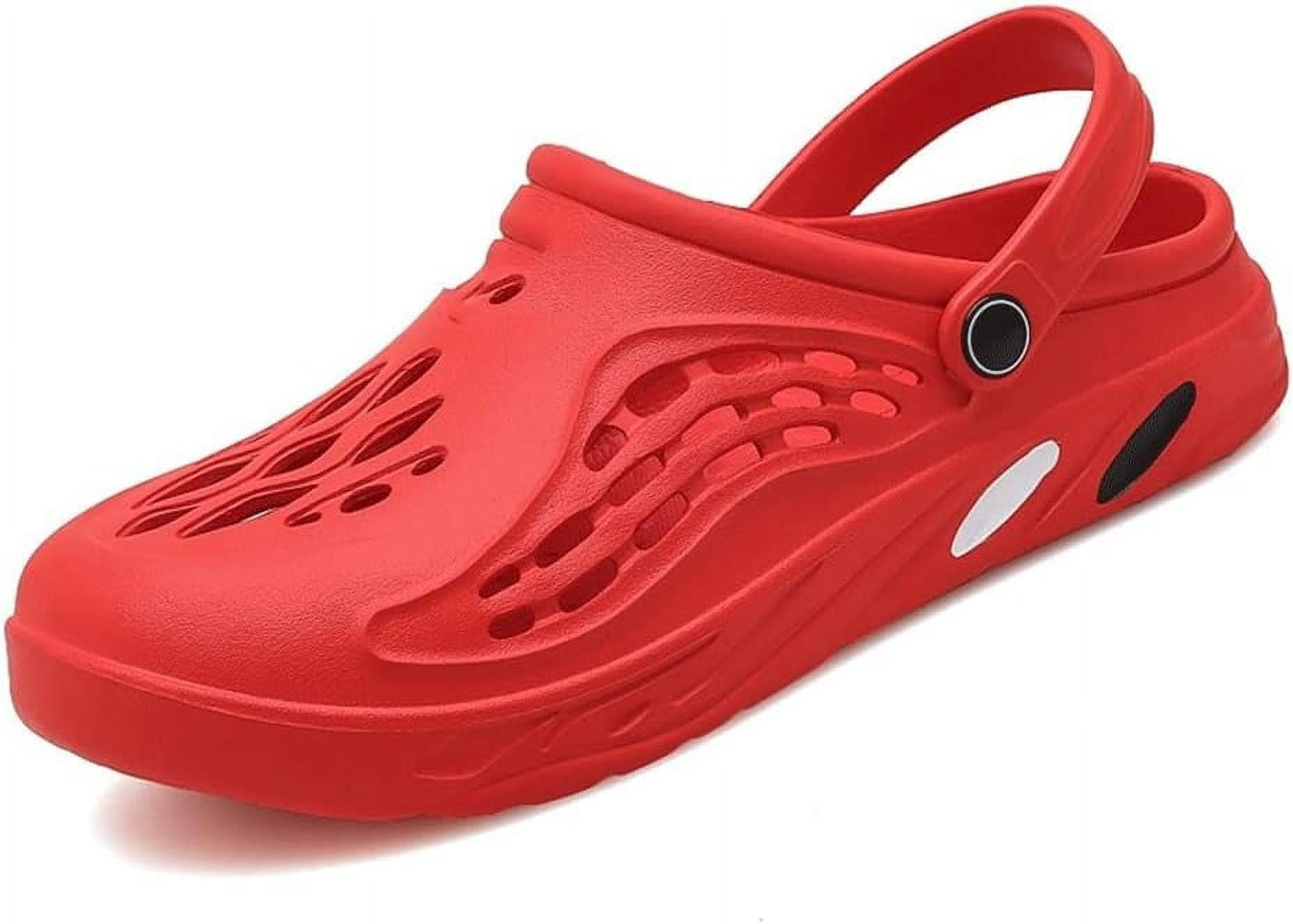 Men Sandals Lightweight Casual Shoes Soft Sole Hole Shoes Slides Men ...