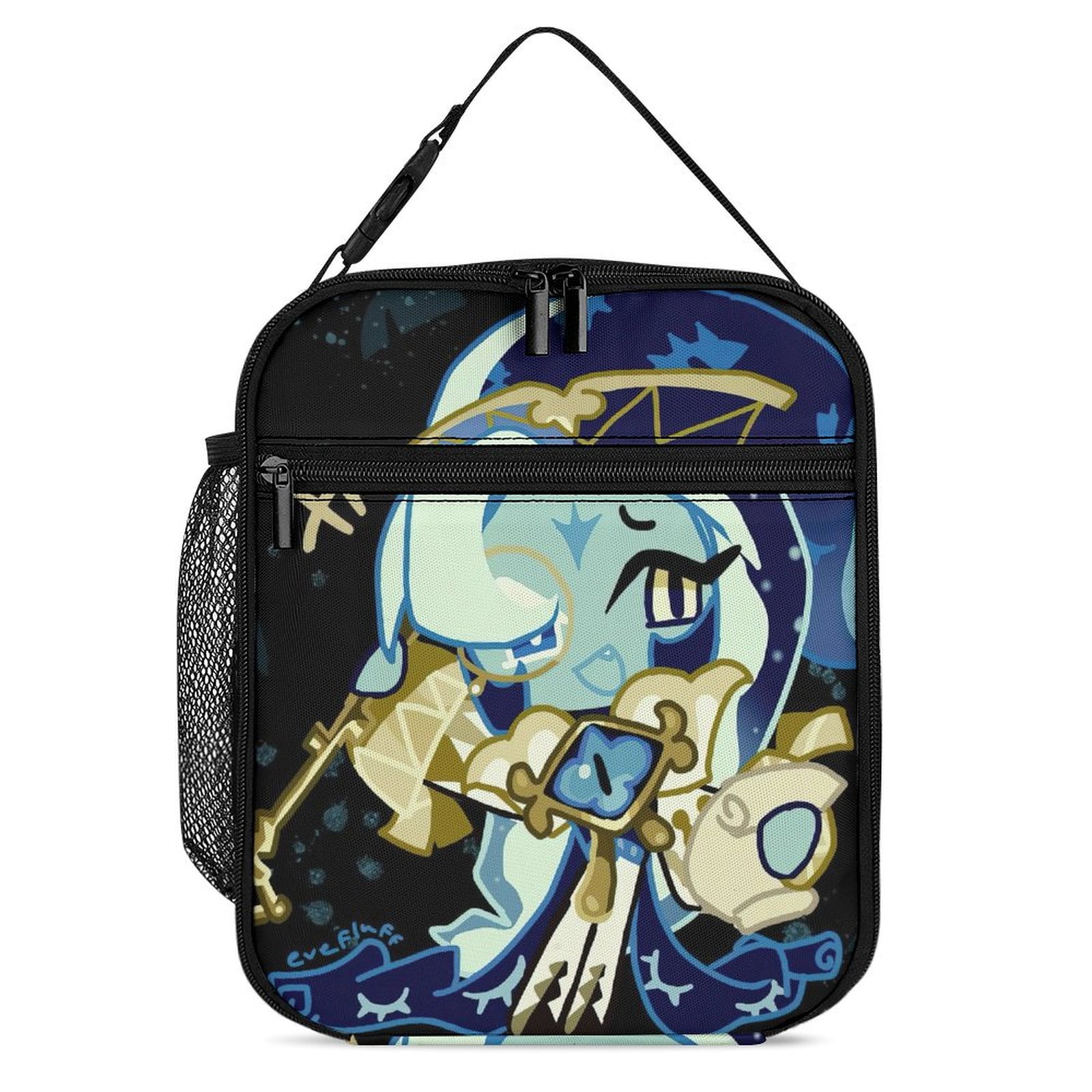 Men Shadow Milk Cookie Lunch Box Reusable Portable Lunch Bag Pattern ...