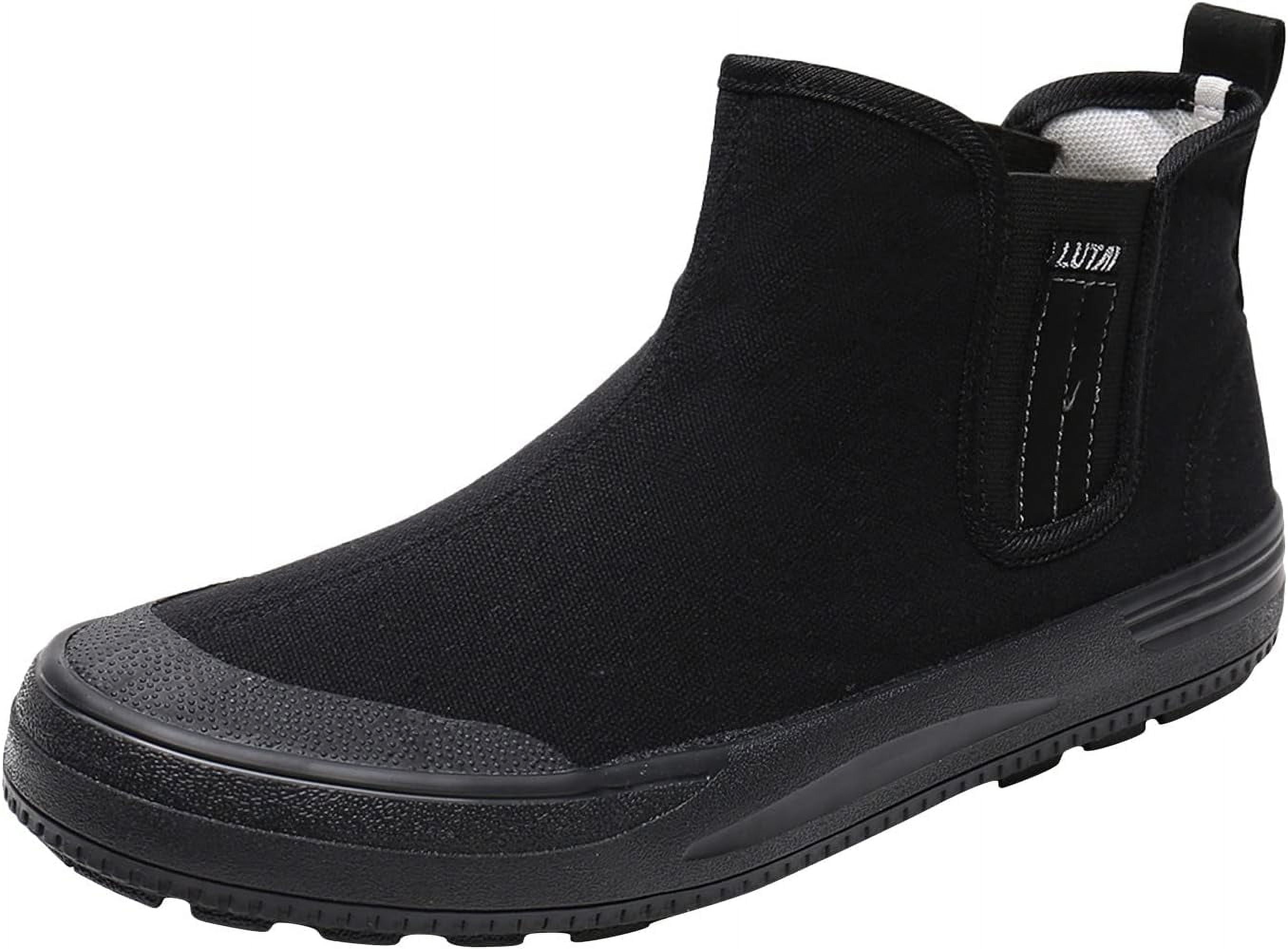Men Shoes Breathable Canvas Men Shoes Autumn Rubber Soled High Top ...