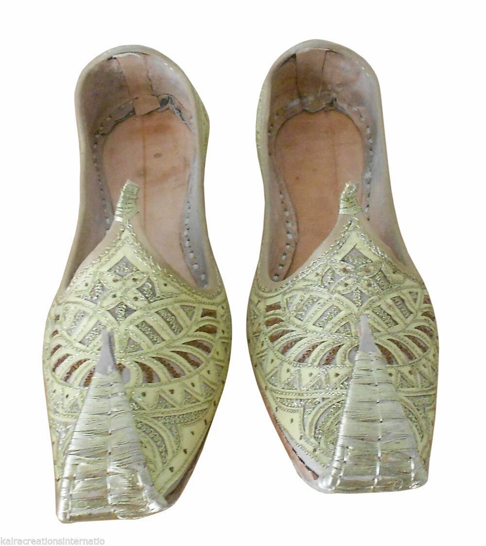 Men Shoes Jutties Indian Mojaries Handmade Leather Khussa Wedding ...