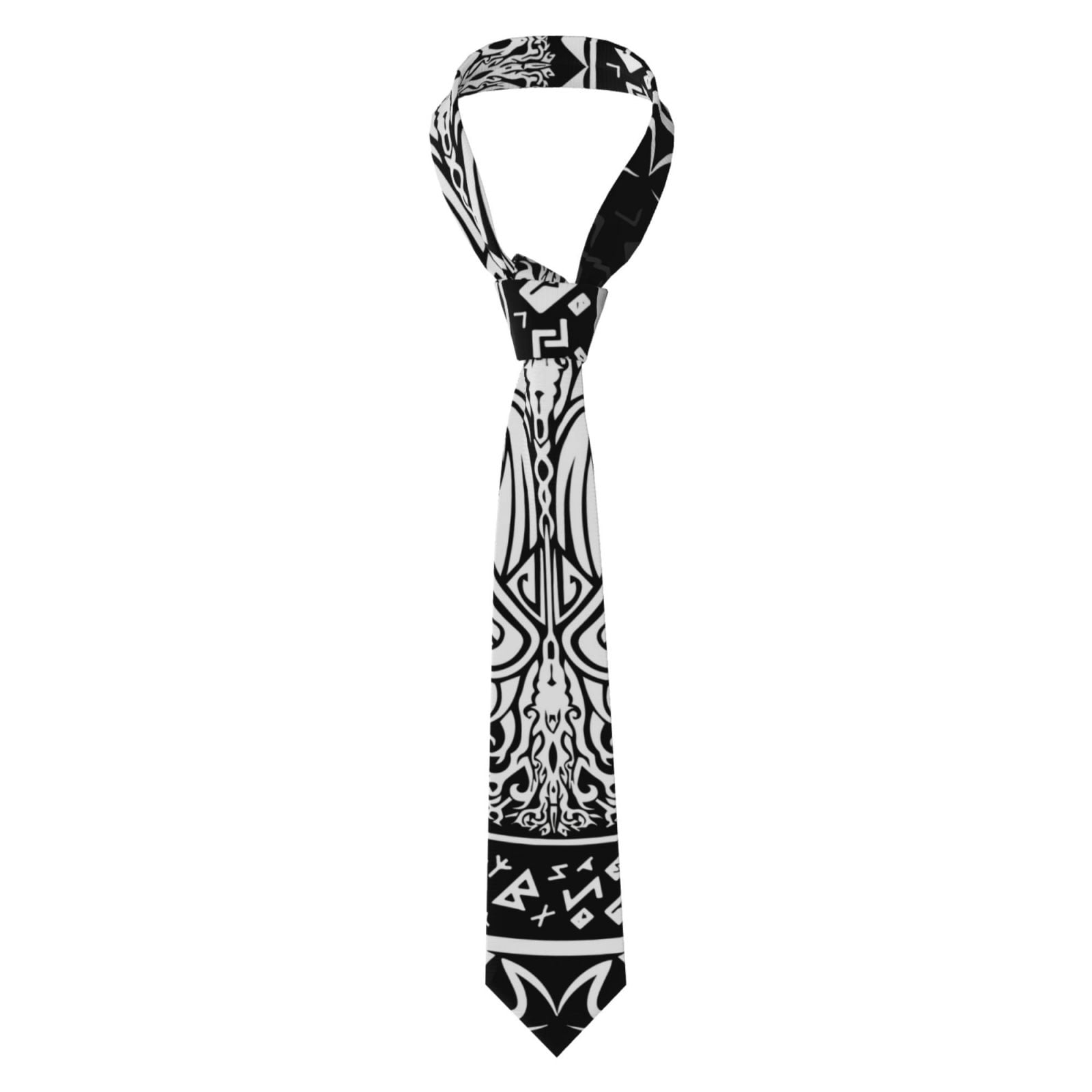 Men Silk Tie Celtic Sacred Symbols Mens Necktie for Business and ...