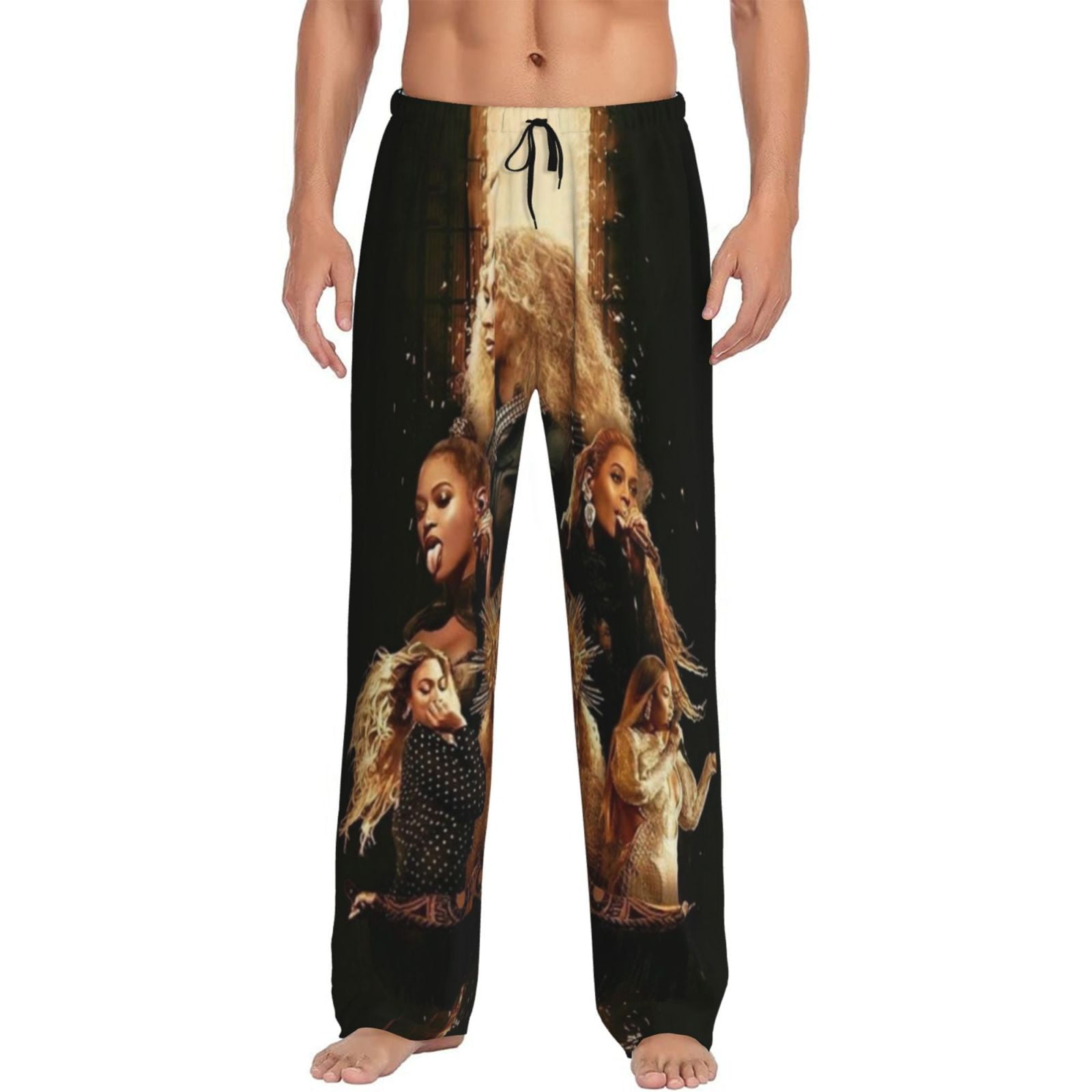 Men Singer Beyon-,C Pajamas Pant 3d Printed Sleepwear Drawstring Sleep ...