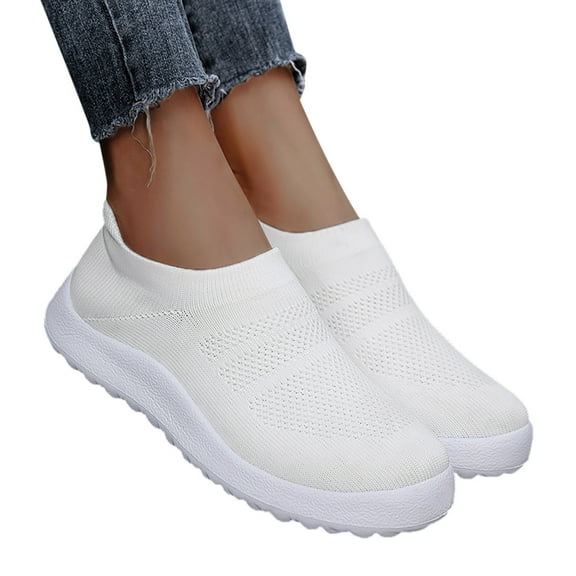 Gvdentm Womens Slip on Sneakers Non Slip Lightweight Casual Breathable ...