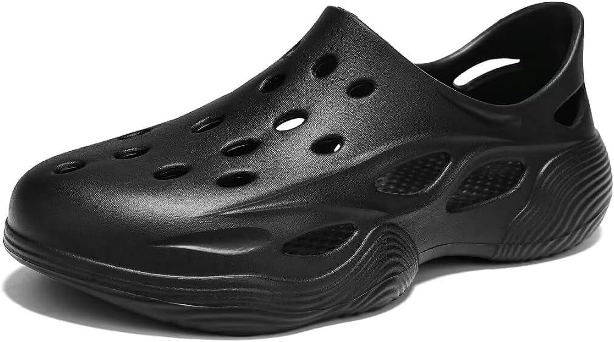 Men Slip-on Garden Clogs Breathable Lightweight Swimming Pool Water ...