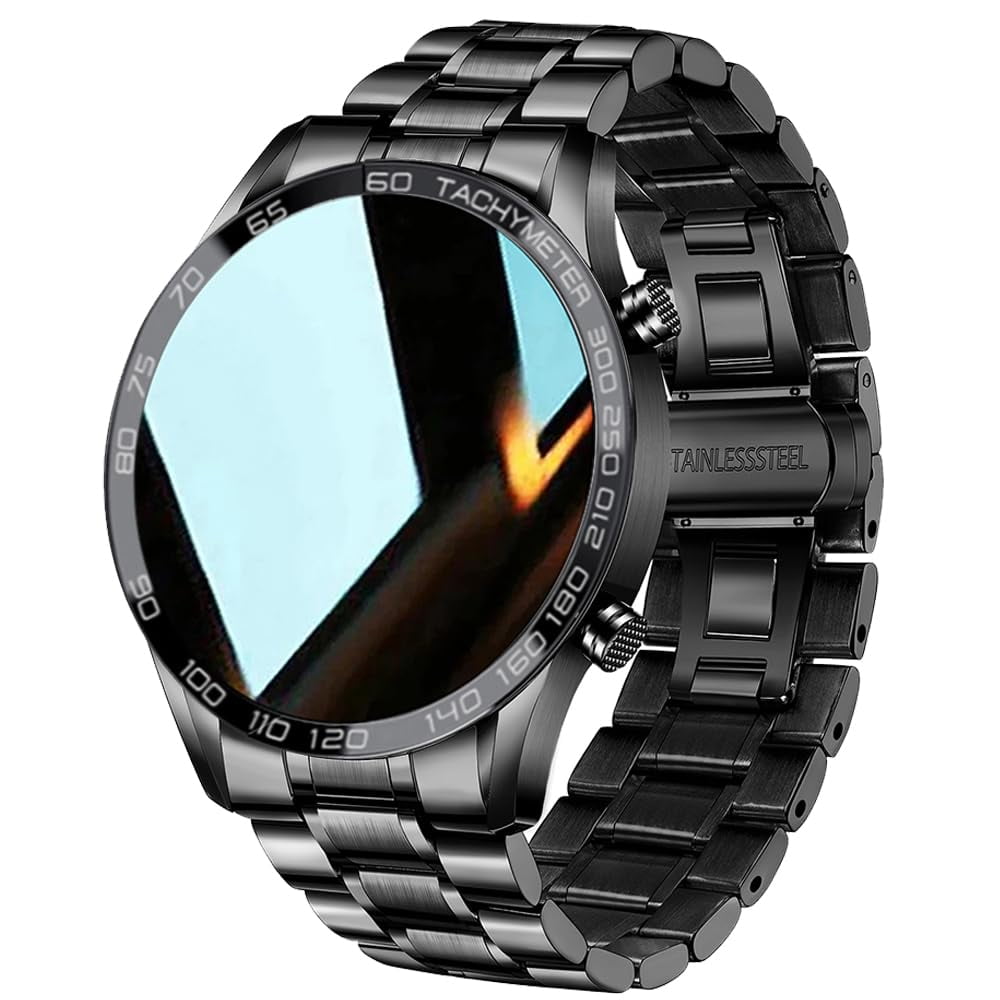 Men Smart Watch for Android iOS, Bluetooth Calls Voice Chat with Heart ...
