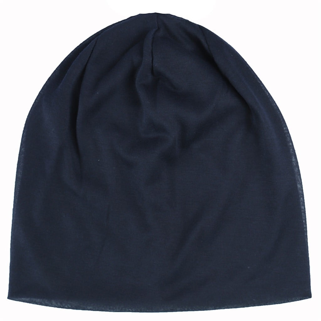 Men Soild India Stretch Drawstring Hat Wool knitting Hair Loss Head ...