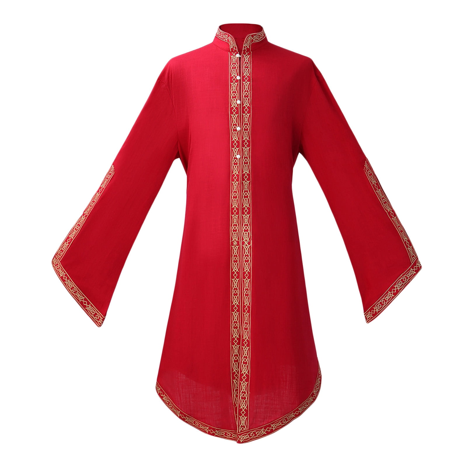 Men Solid Patchwork Choir Robe Adult Clergy Baptism Church Pastor ...