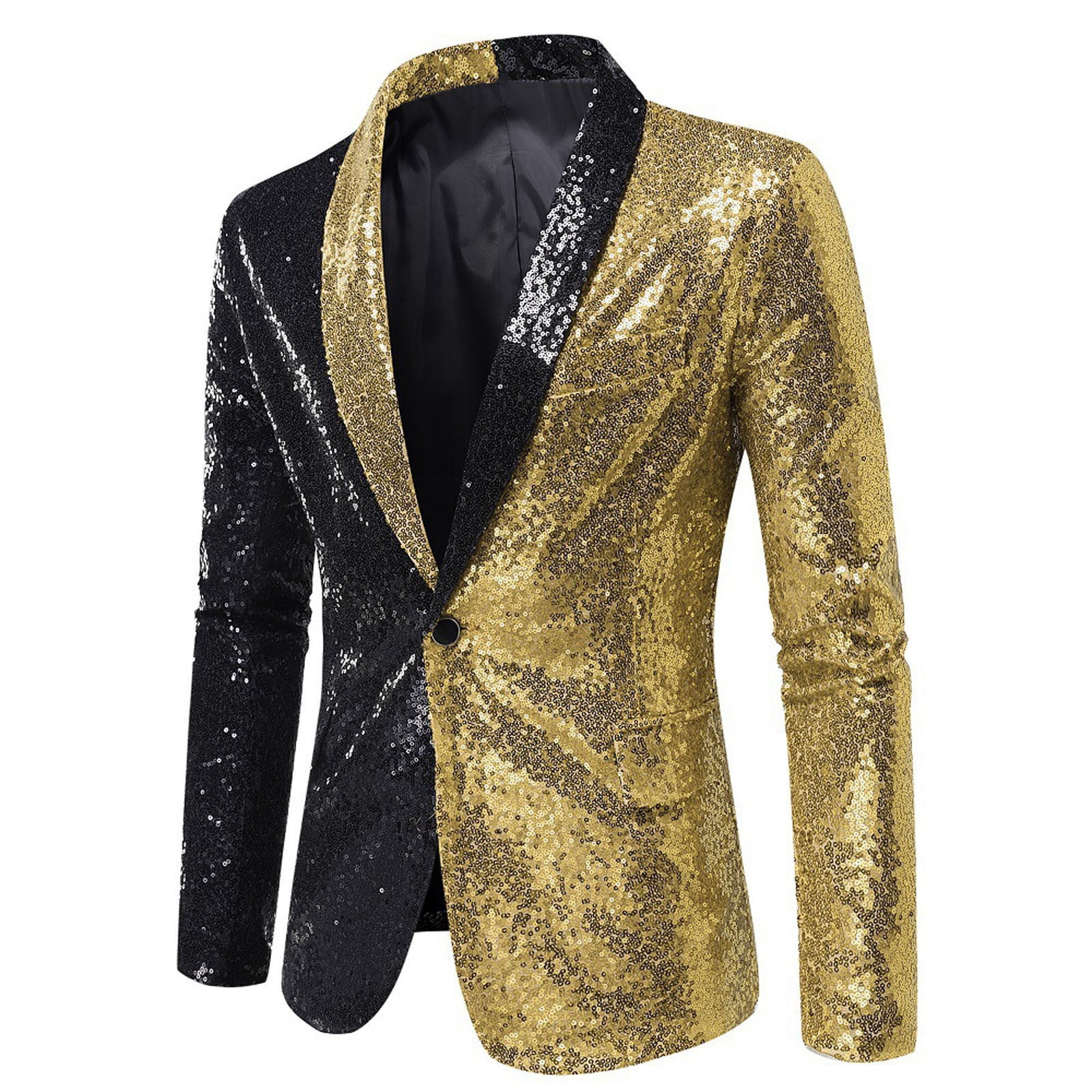 Men Sports Jackets Blazer Clearance Sale,Sequin Blazer Metallic Suit ...