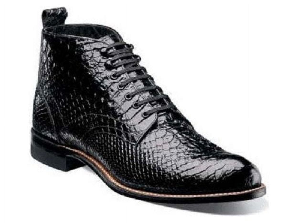 Men Stacy Adams Madison Boot High Top Anaconda Print Leather 00057-001 ...
