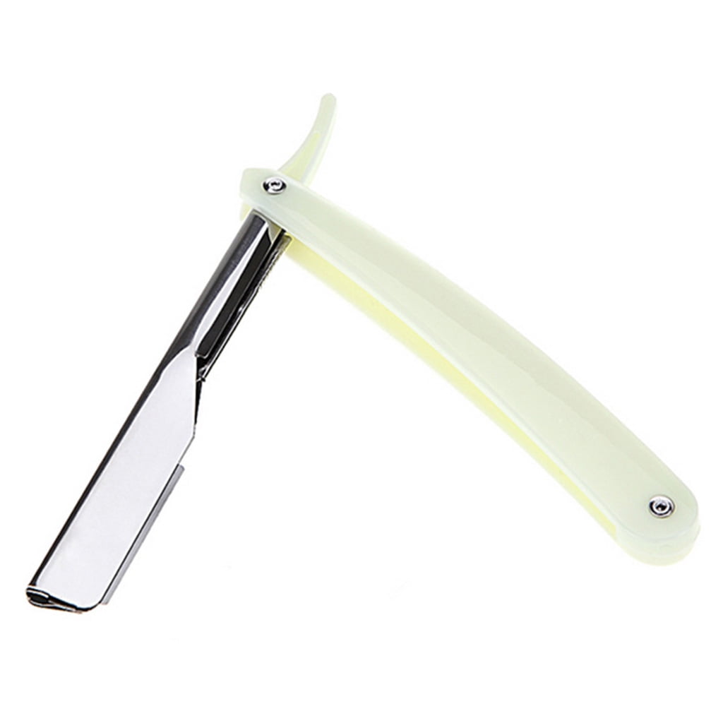 Men Straight Edge Folding for Razor with Plastic Handle Vintage Salon ...