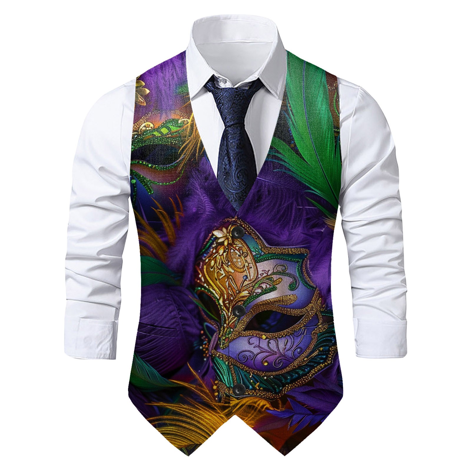 Men Suit Vest Novelty Vests Gothic Formal Waistcoat Vintage Graphic ...