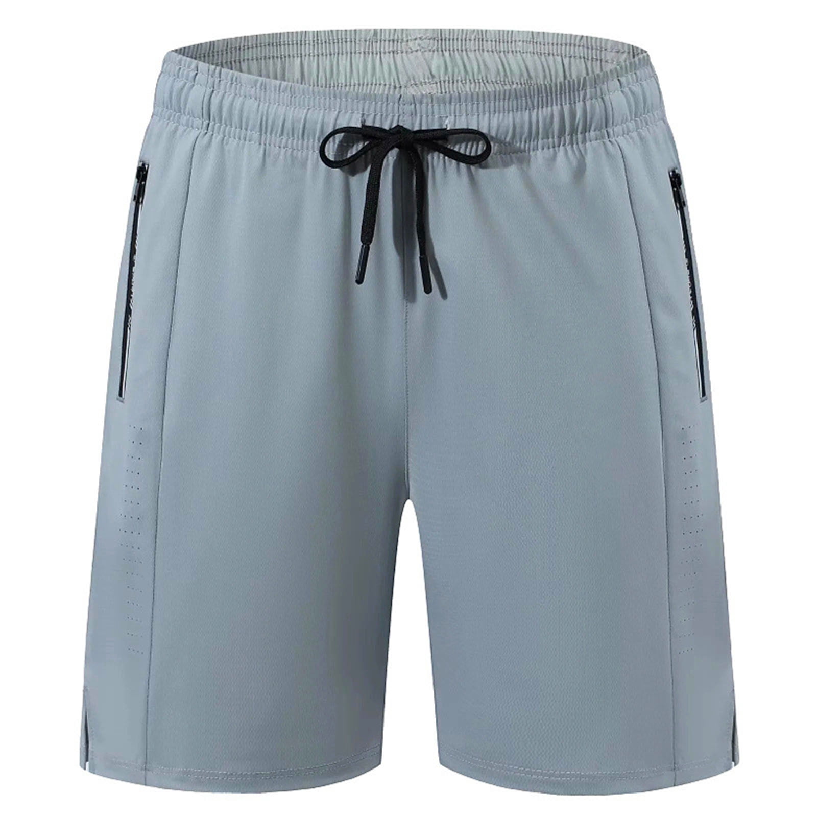 Men Summer Athletic Sweat Shorts Running Gym Elasitc Waist Straight Leg ...