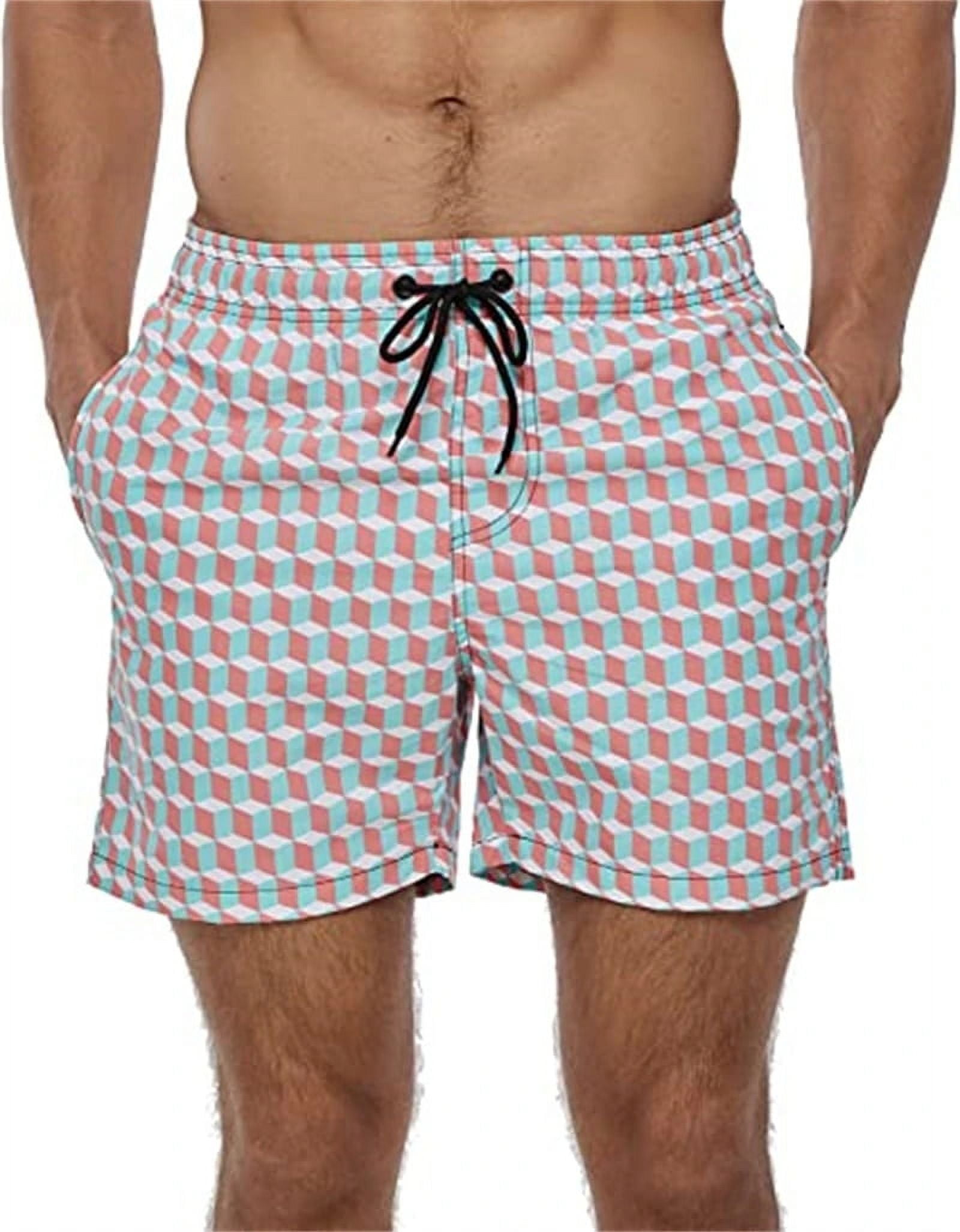 Men Summer Swimwear Shorts Male Swimming Trunks Swimsuits Beachwea Man ...