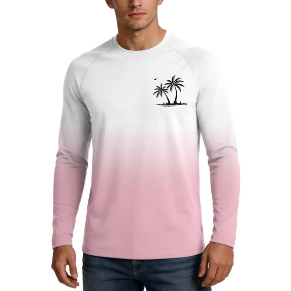 Men Swim Shirt Long Sleeve UPF 50+ Sun Shirts, Cool-Touch Hawaiian ...