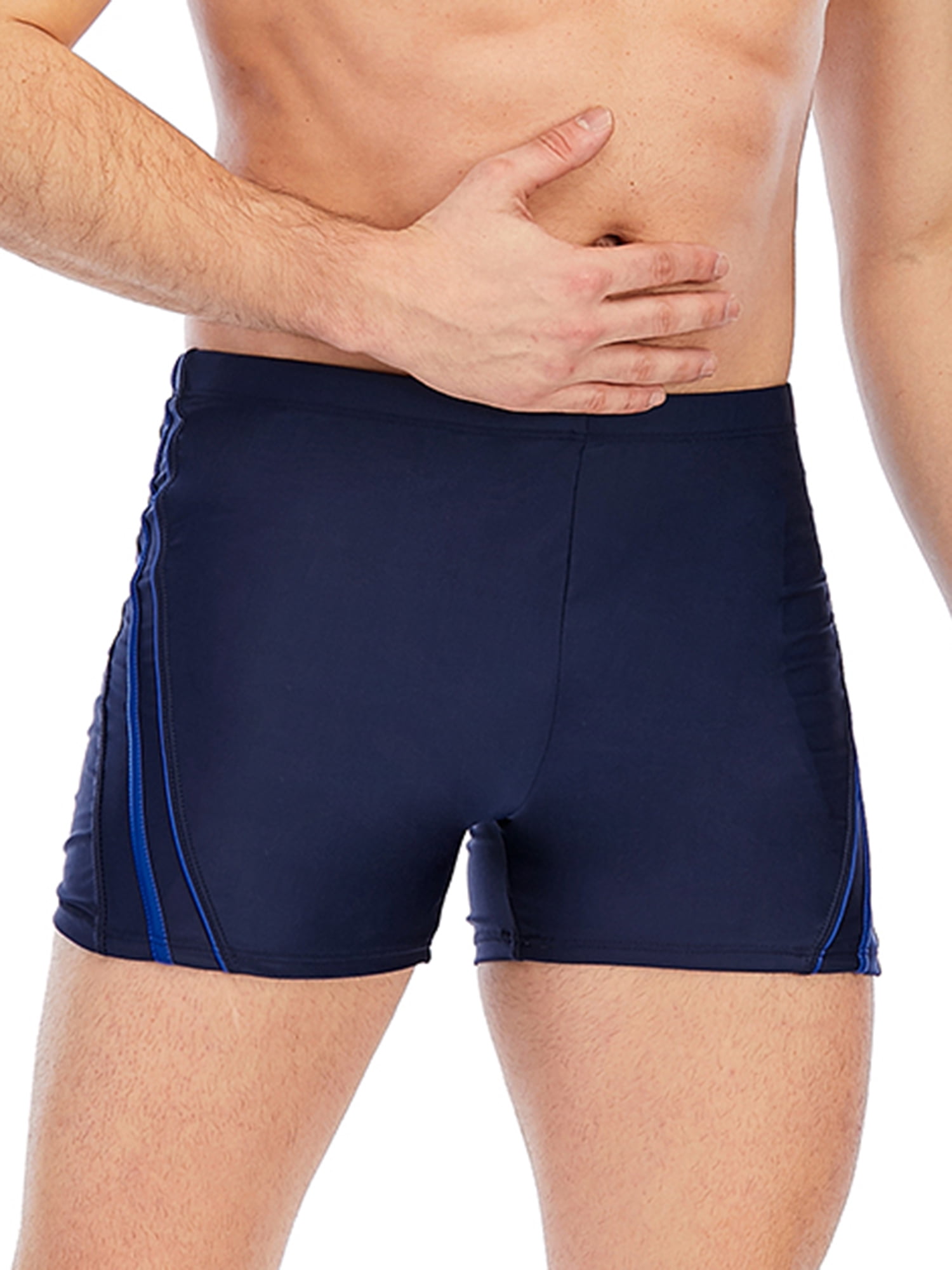 Men Swimwear Swimsuits Swim Boxer Briefs Swim Board Shorts Long Trunks ...