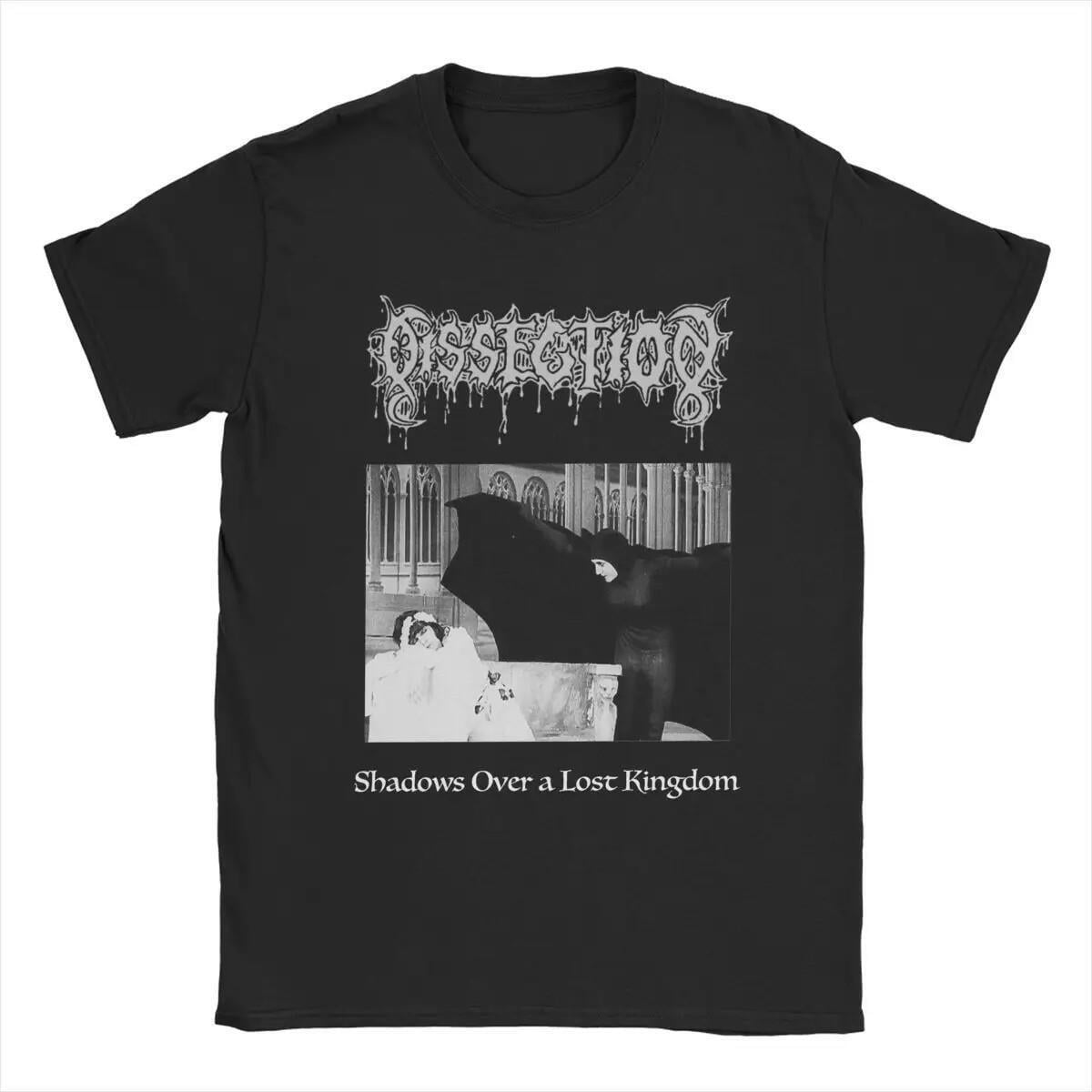 Men T-Shirt Dissection Band Casual Cotton Tee Shirt Short Sleeve T ...