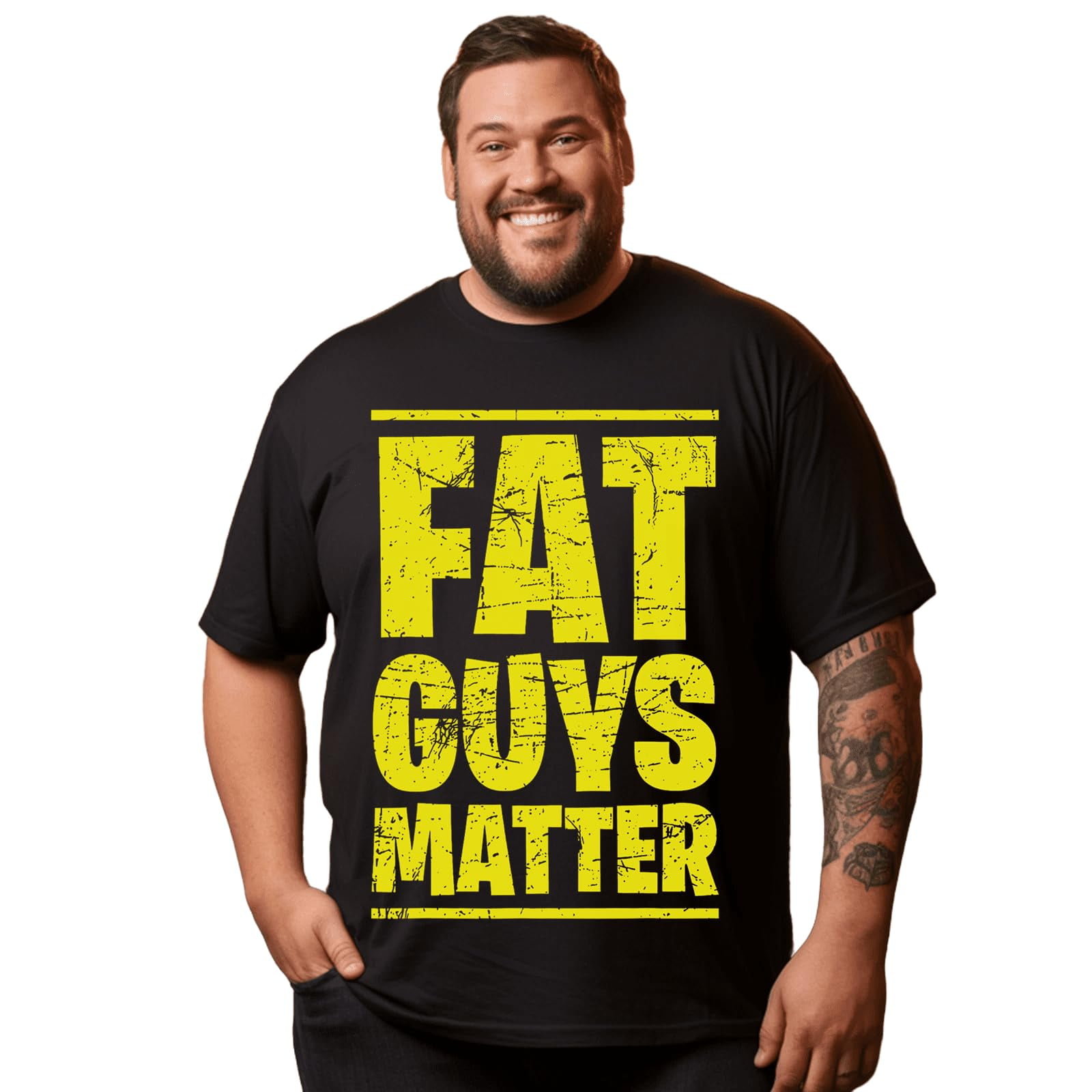 Men T Shirt for Big & Tall Man Graphic Short Sleeve Plus Size Oversized ...