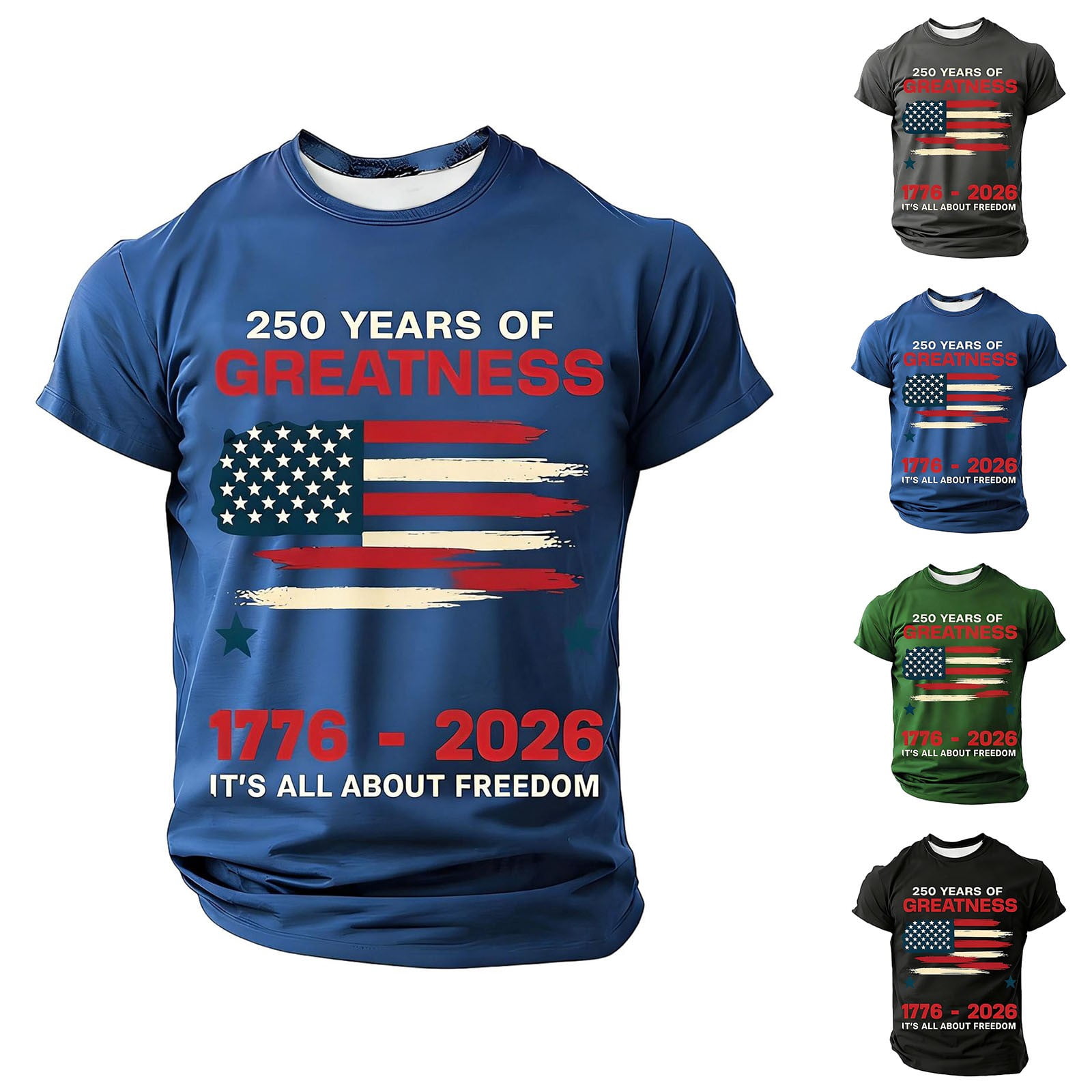 Men T Shirts Classic Basic Graphic Tees Short Sleeve Slim Fit Summer ...