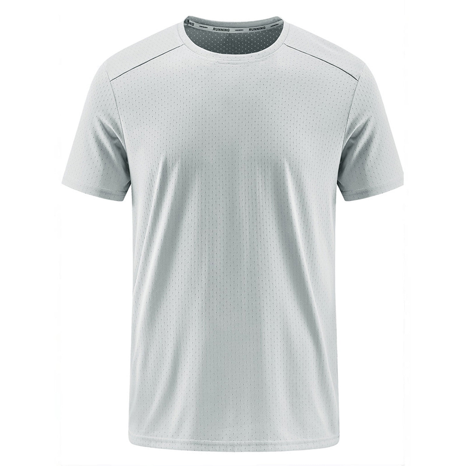 Men T-Shirts Digital Print Men's Pocket Undershirt Pack, Polyester Crew ...