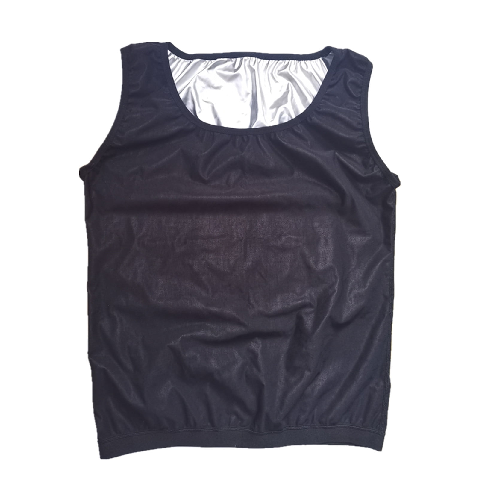 Men's Workout Clothes Top, Sleeveless Sauna Suit, Sweat Body Shaper ...