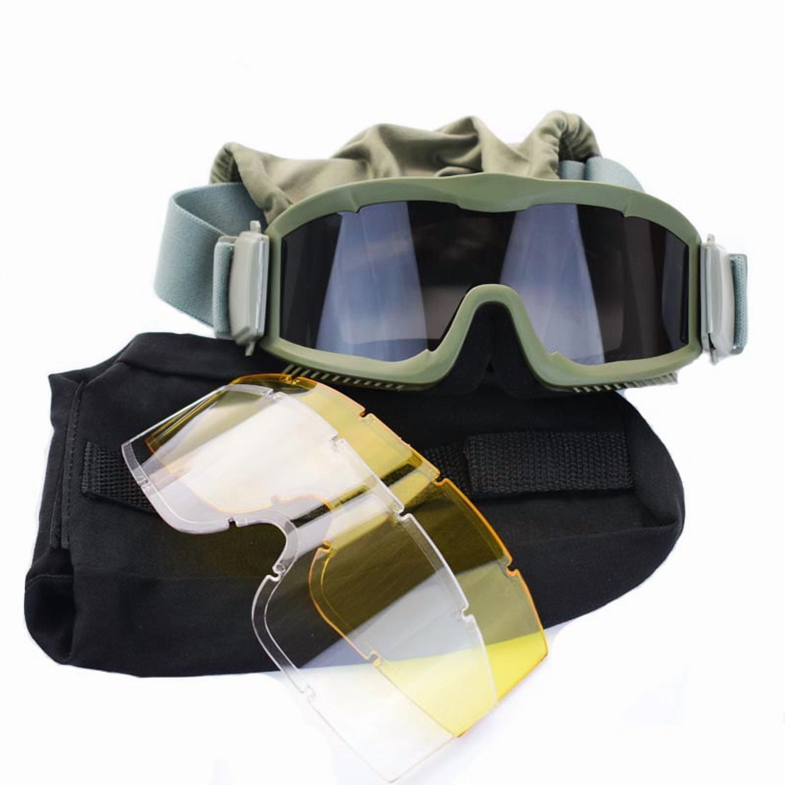 Men Tactical Glasses Outdoor Airsoft Combat Sport Glasses Hunting ...