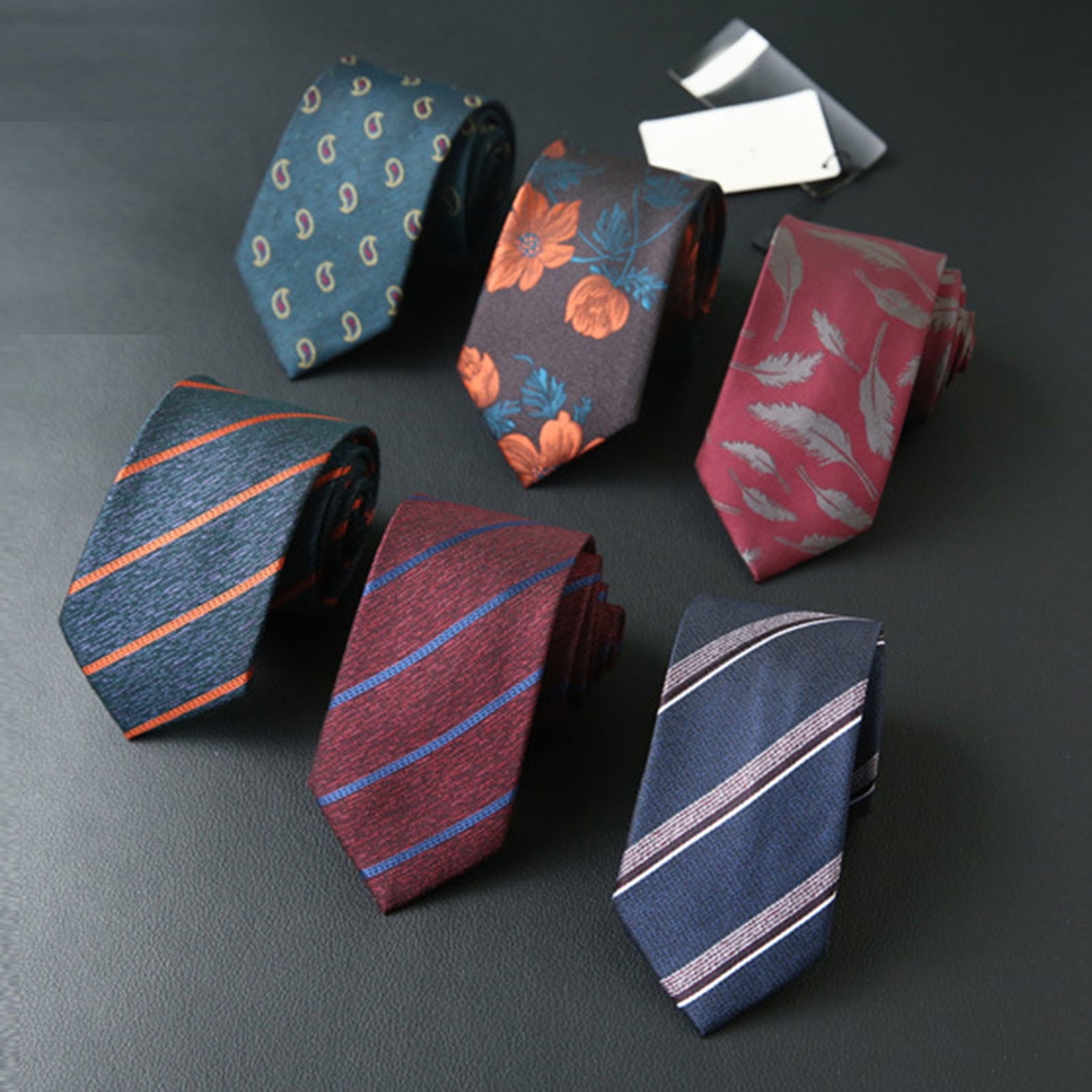 Men Tie Business Tie Work Formal Occasion Retro Silky Smooth Anti ...