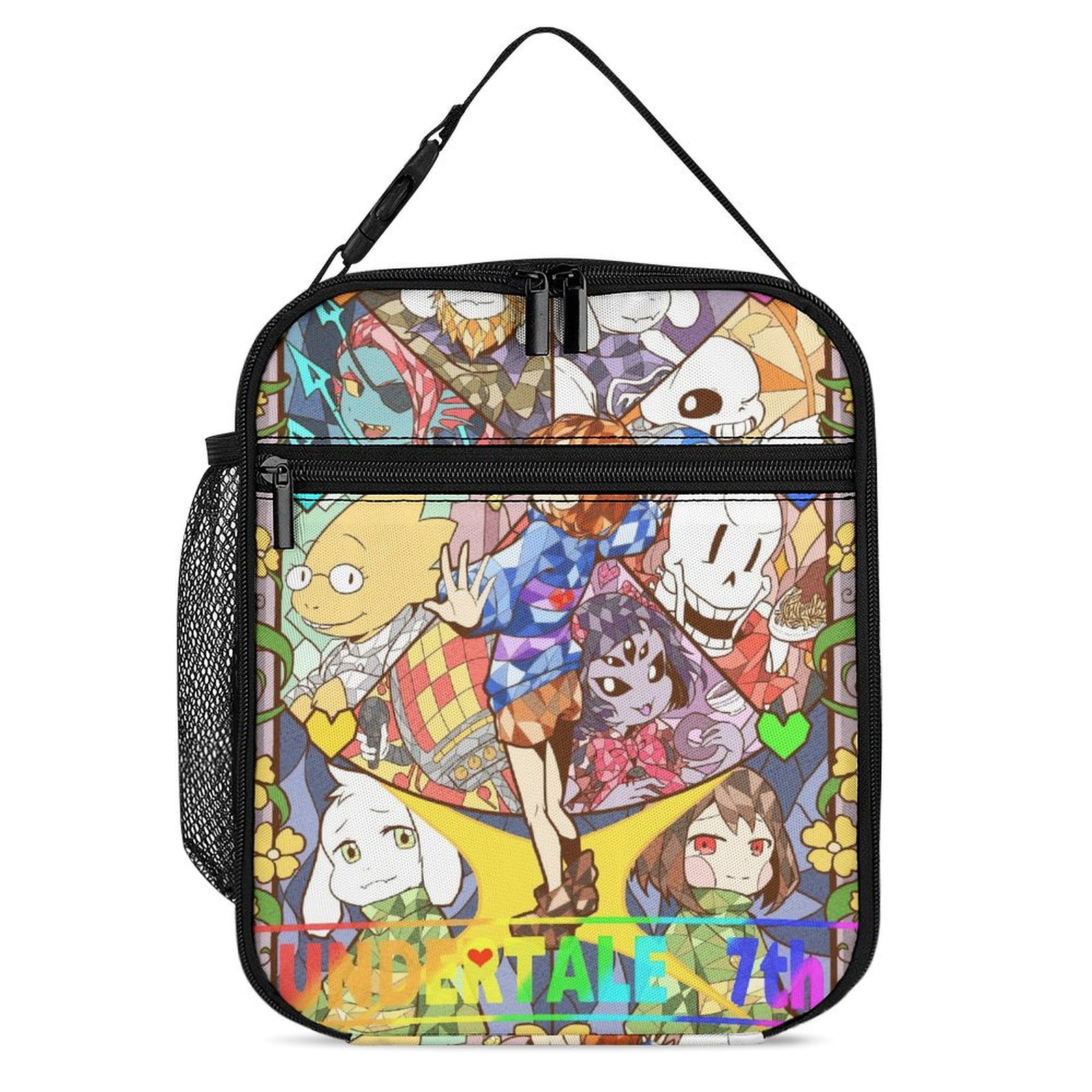 Men Undertale Lunch Box Reusable Portable Lunch Bag Graphic Cooler Tote ...