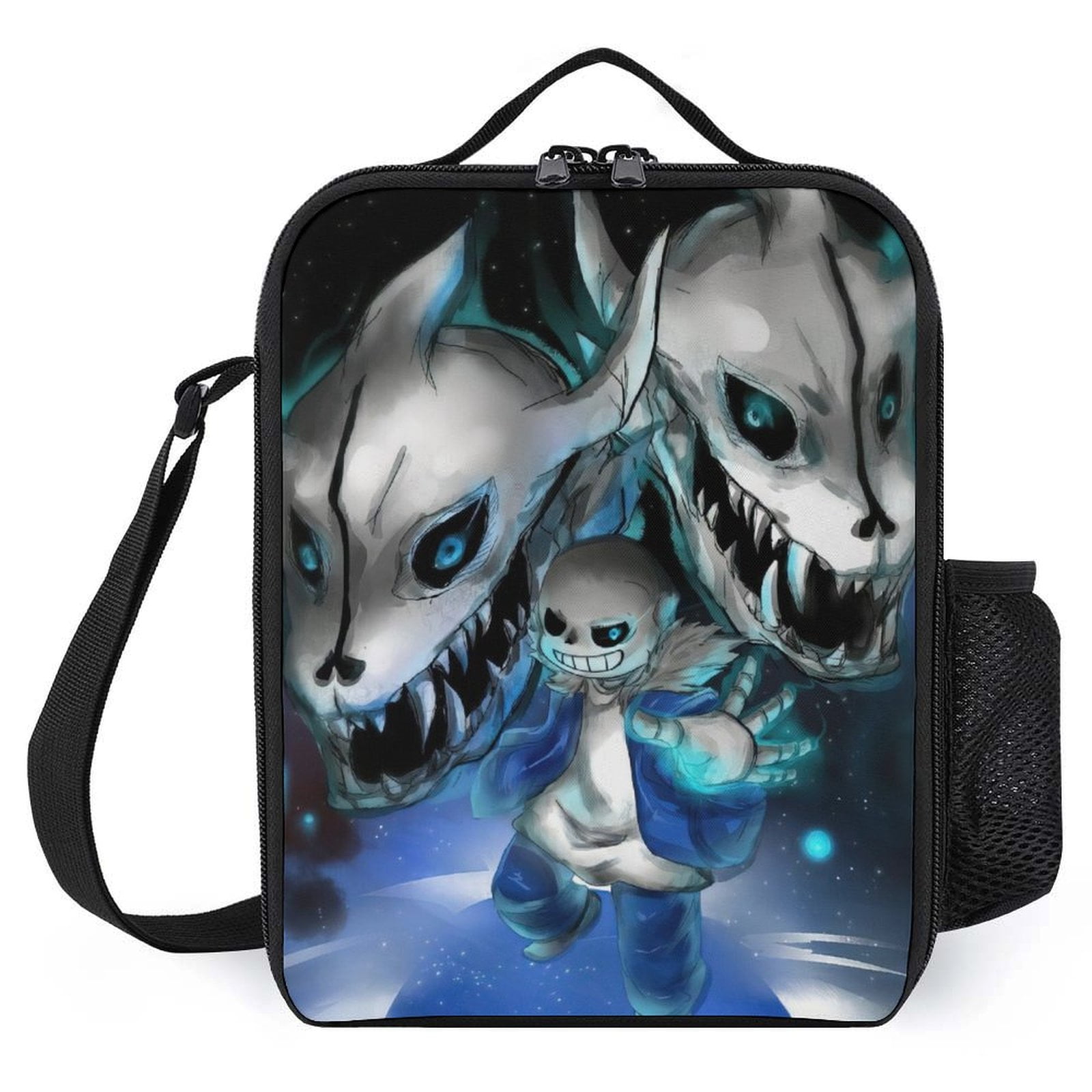 Men Undertale Lunch Box Reusable Portable Lunch Bag Graphic Cooler Tote ...