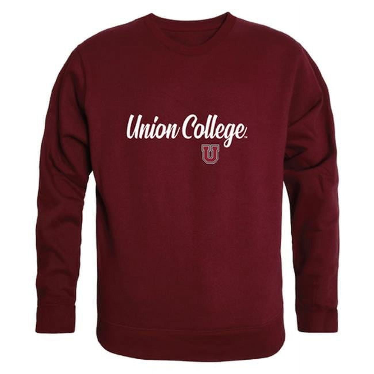 Men Union College Script Crew Fleece, Maroon - Small - Walmart.com