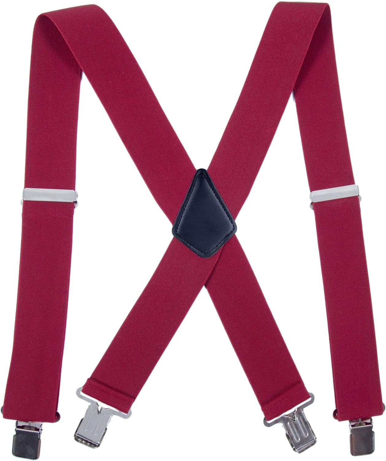 Men Utility Suspenders Adjustable Elastic - Heavy Duty 2 Inch Wide X ...