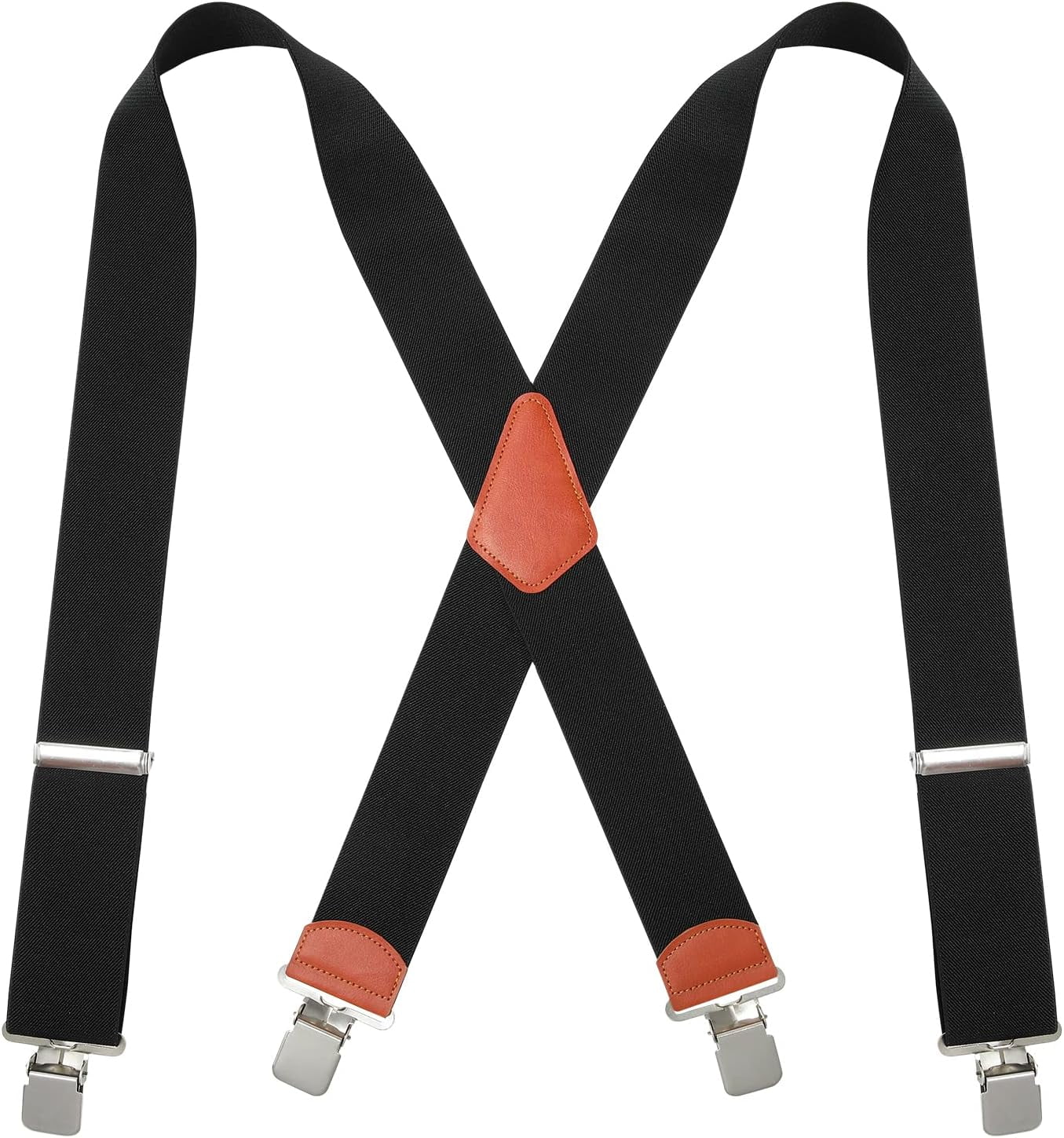 Men Utility Suspenders Adjustable Elastic - Heavy Duty 2 Inch Wide X ...