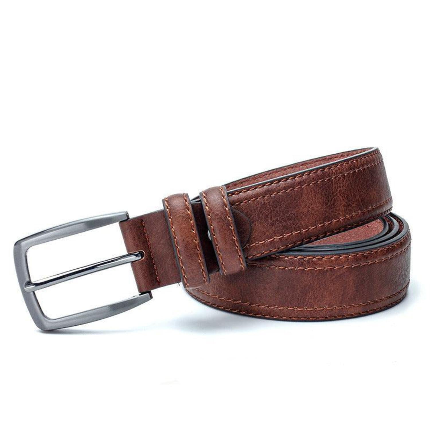 Men Vintage Belts For Jeans Luxury Split Leather Belt Men Famous Belt ...