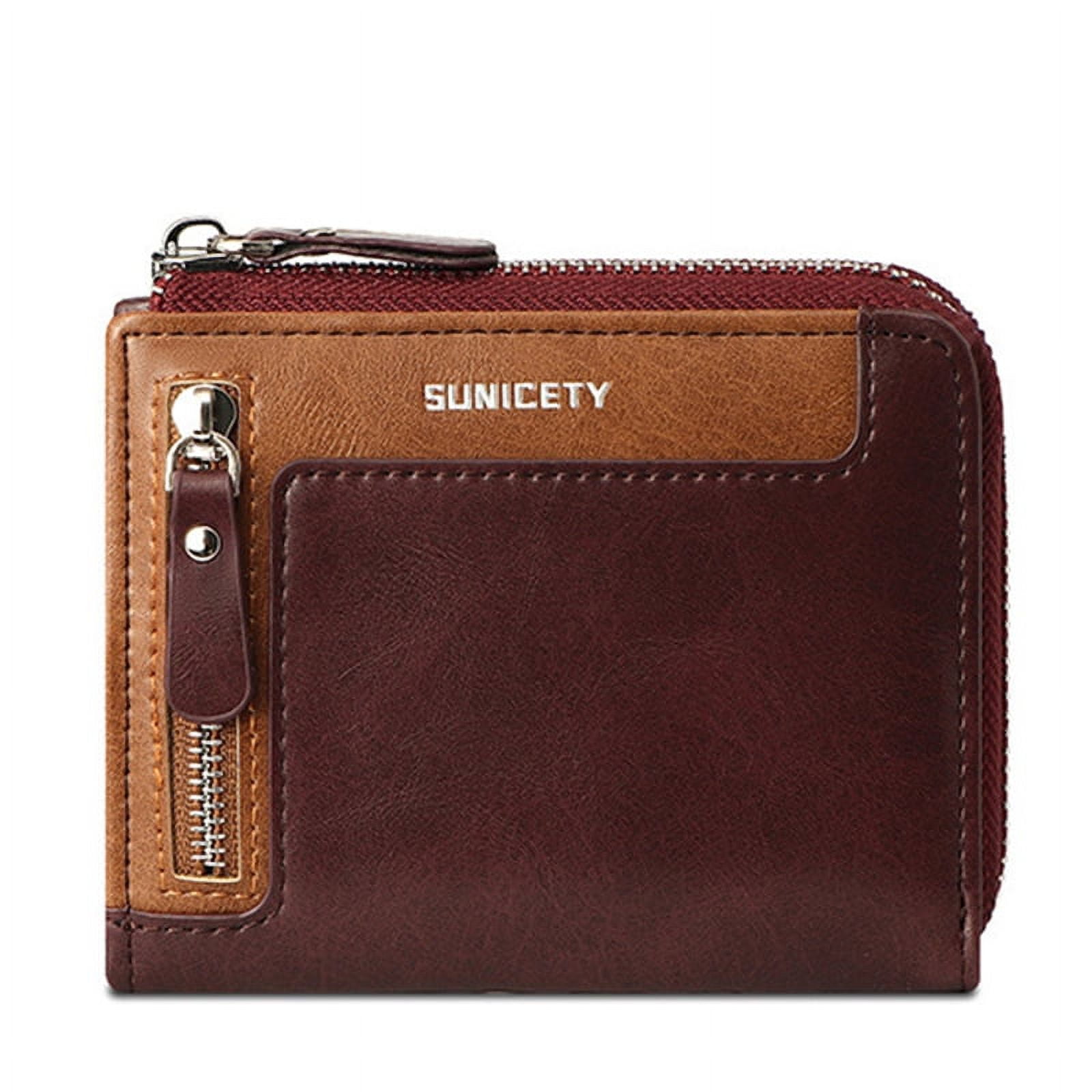 Men Wallet Large Capacity Credit Card Cash Coin Photo Holder Slots ...