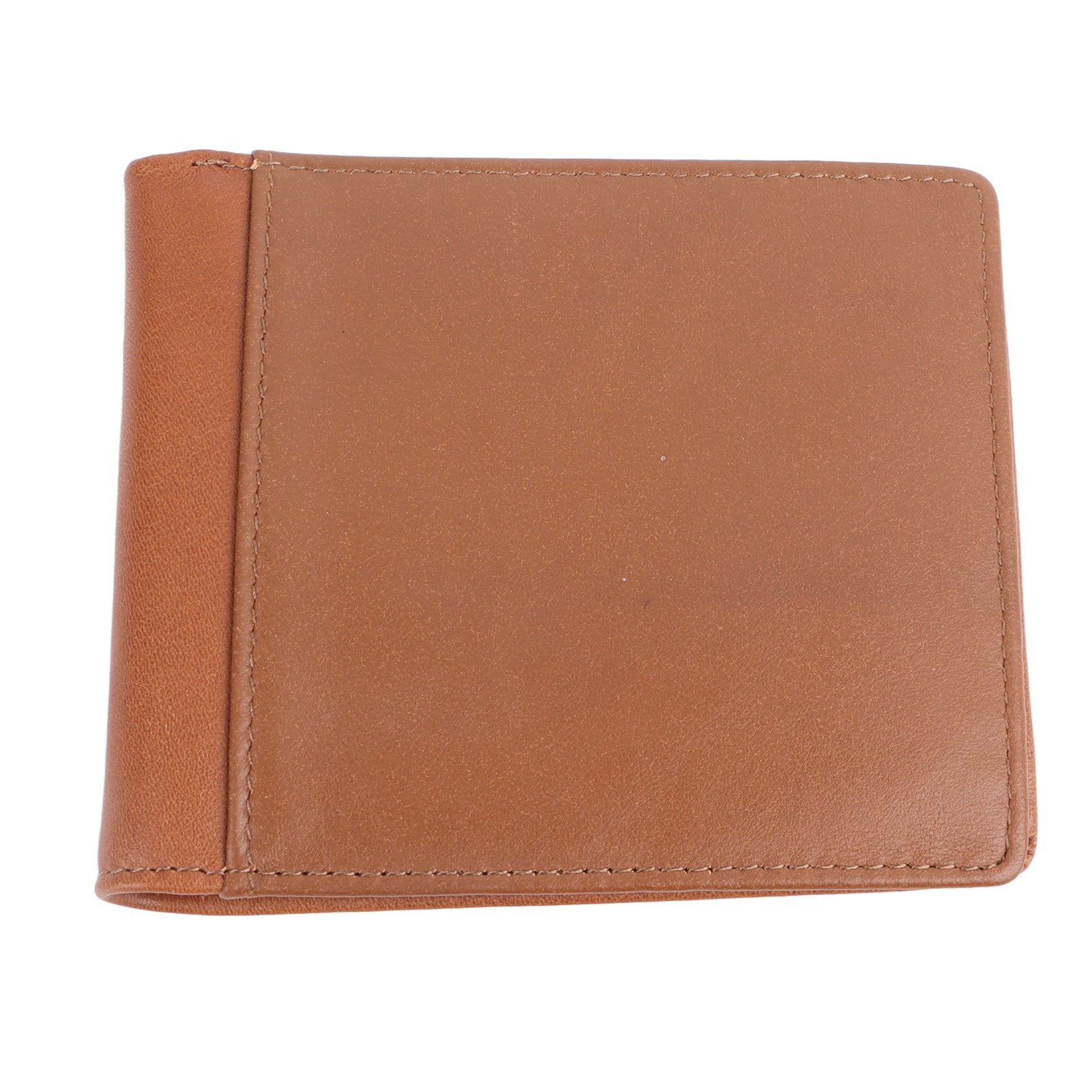 Men Wallet Purse Large Capacity Plain Color Portable Textured Vintage ...