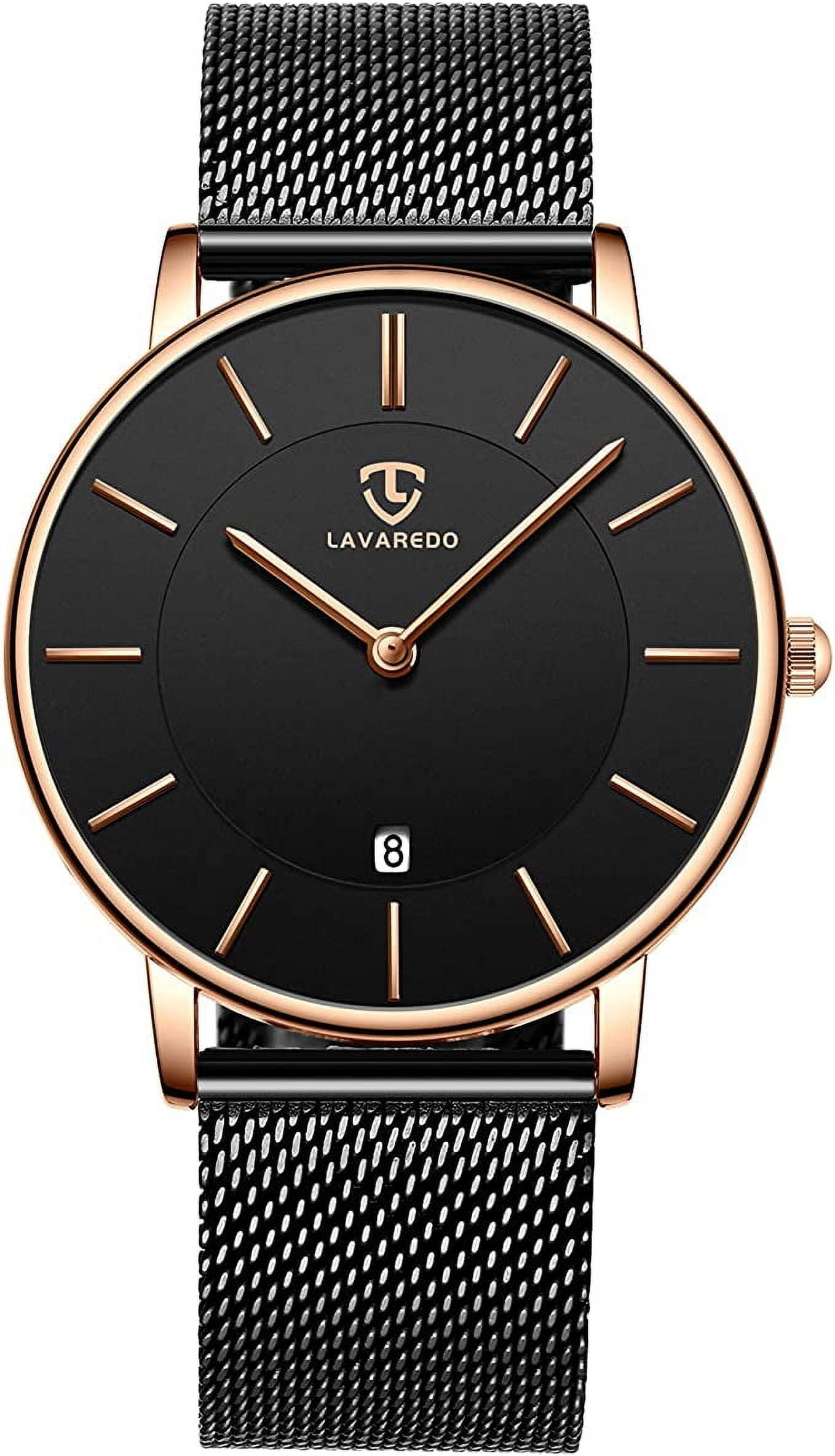 Men's Simple Wrist Watch: Minimalist Quartz, Waterproof, Stainless ...