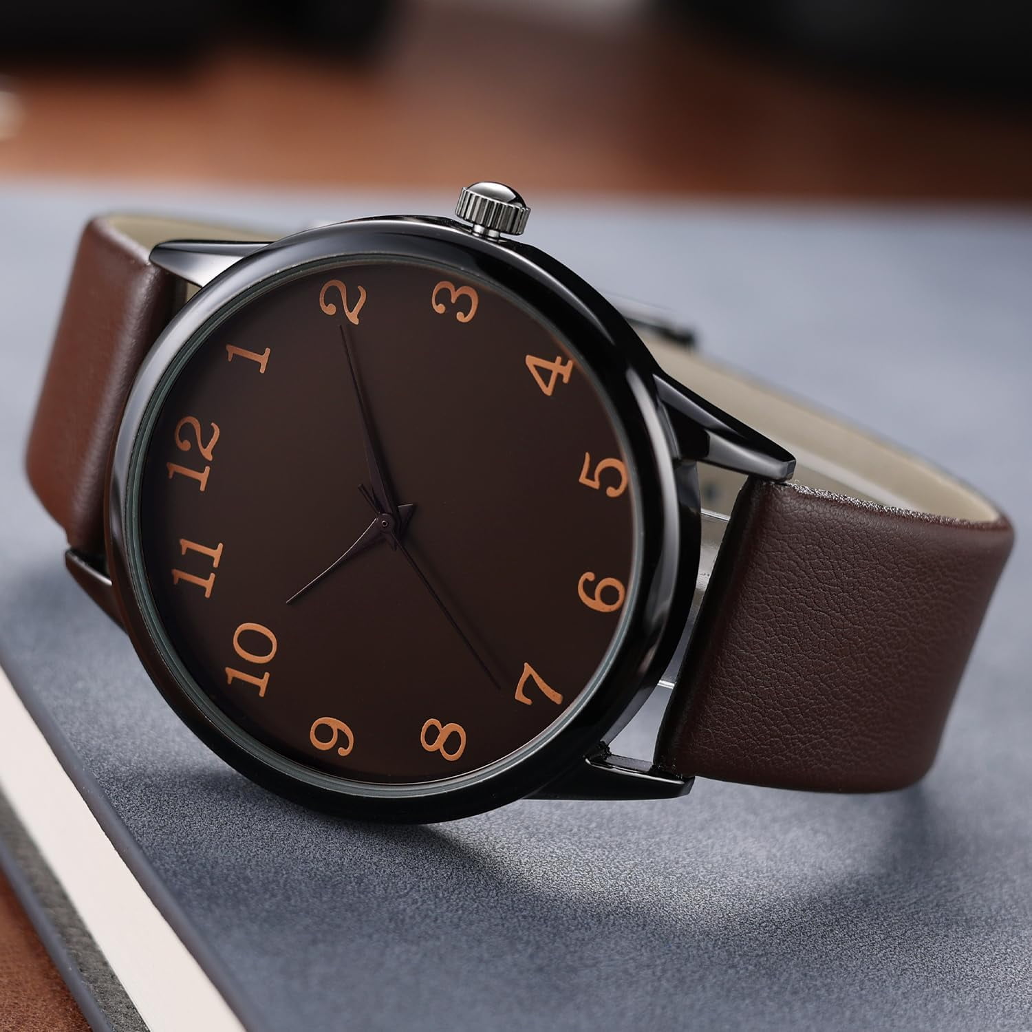 Men Watches Men Arabic Numbers Watches White Watches Classic Quartz ...