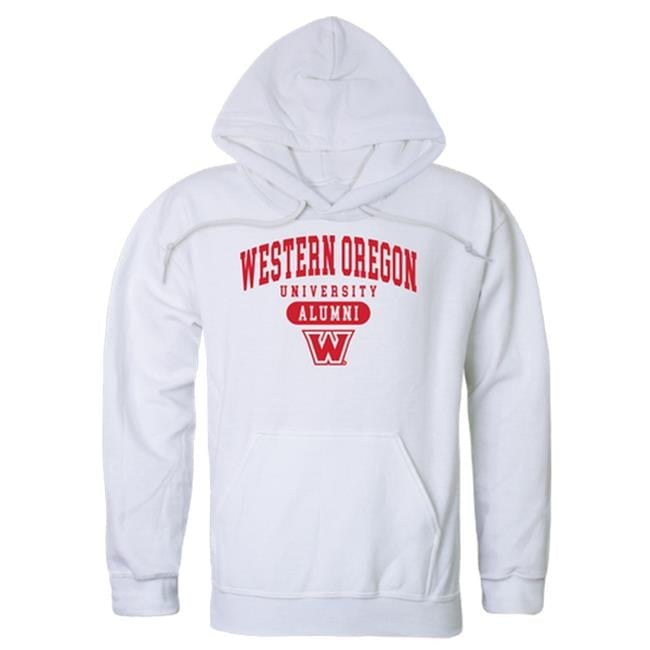 Men Western Oregon Wolves Alumni Hoodie, White - Small - Walmart.com