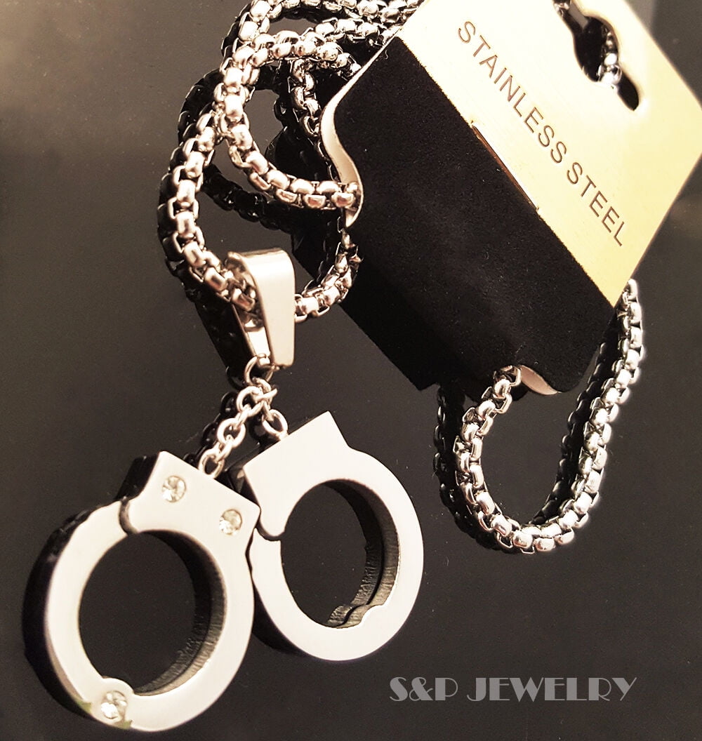 Gold Handcuff Necklace