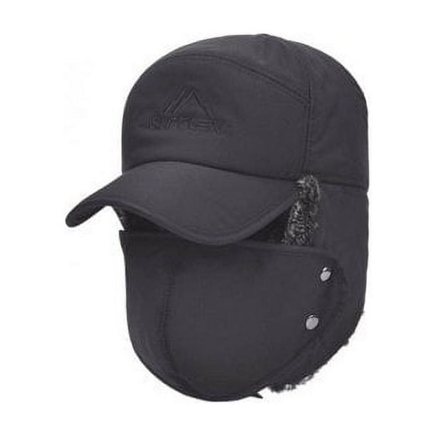 Men Winter Aviator Hat Trooper Ear Flap Snow Ski Elmer Fudd Mask Hood ...