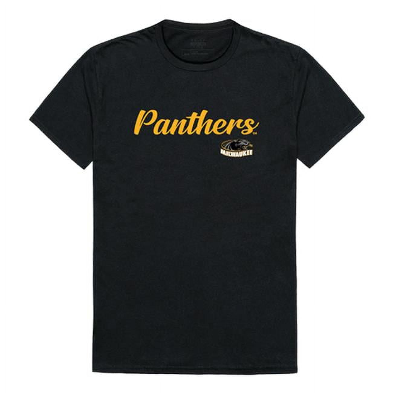 Men Wisconsin Milwaukee Panthers Script T-Shirt, Black - Large ...