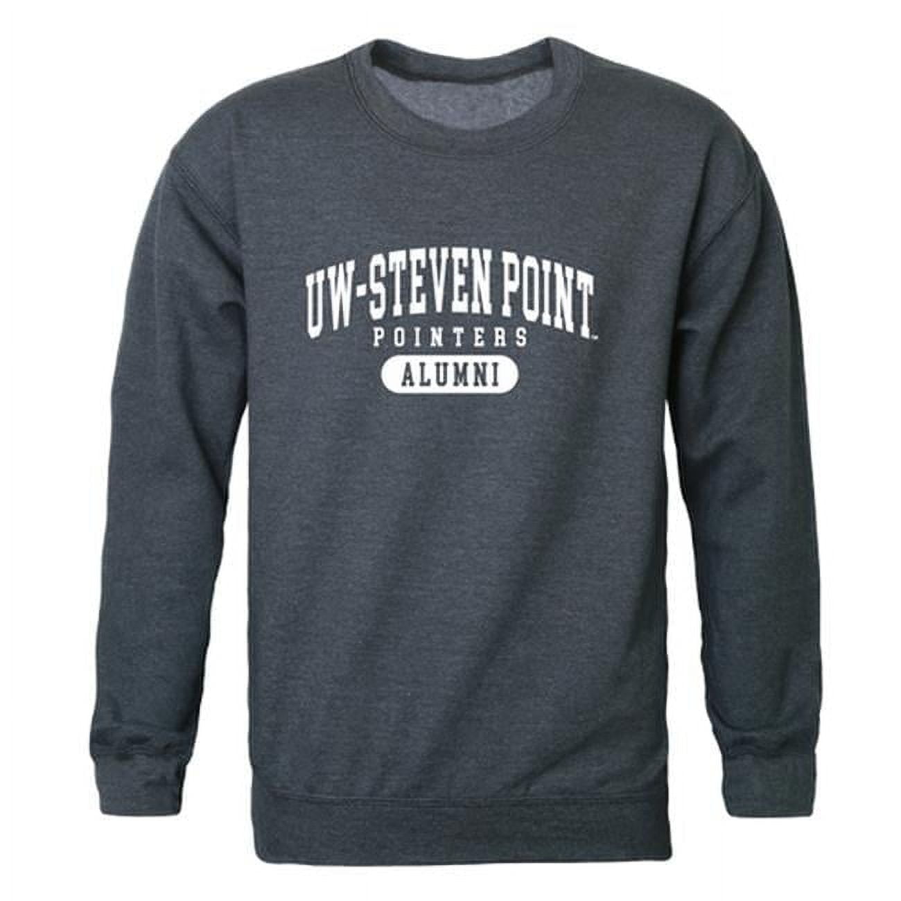 Men Wisconsin Stevens Point Pointers Alumni Fleece, Heather Charcoal ...