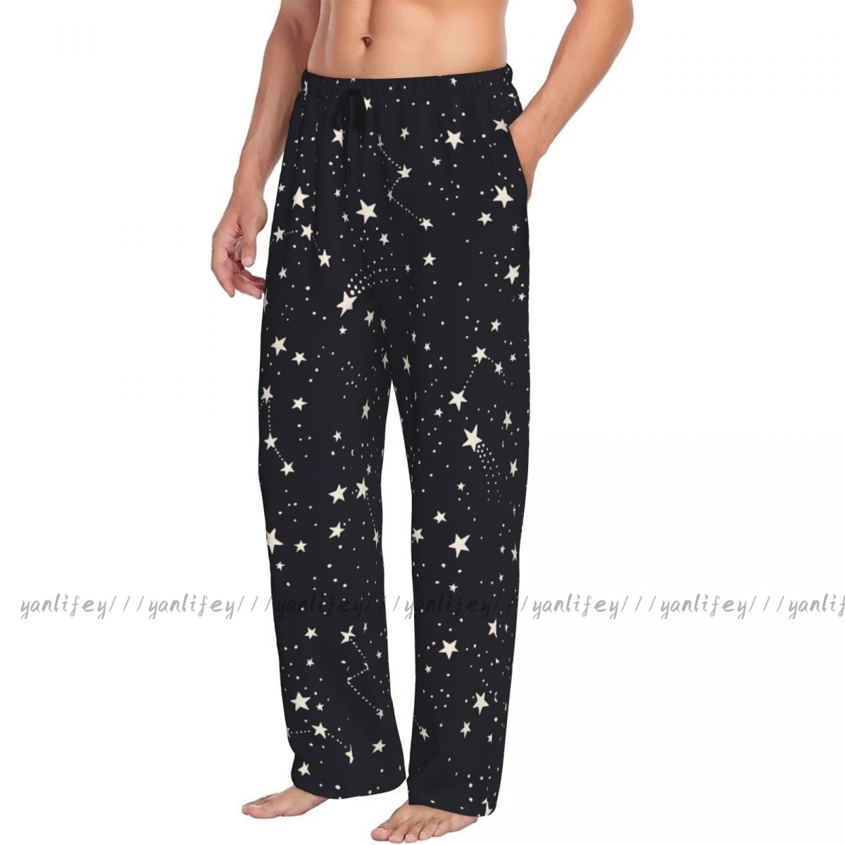 Men Woman Sleep Bottoms Male Lounge Trousers Mens Woman Constellations ...