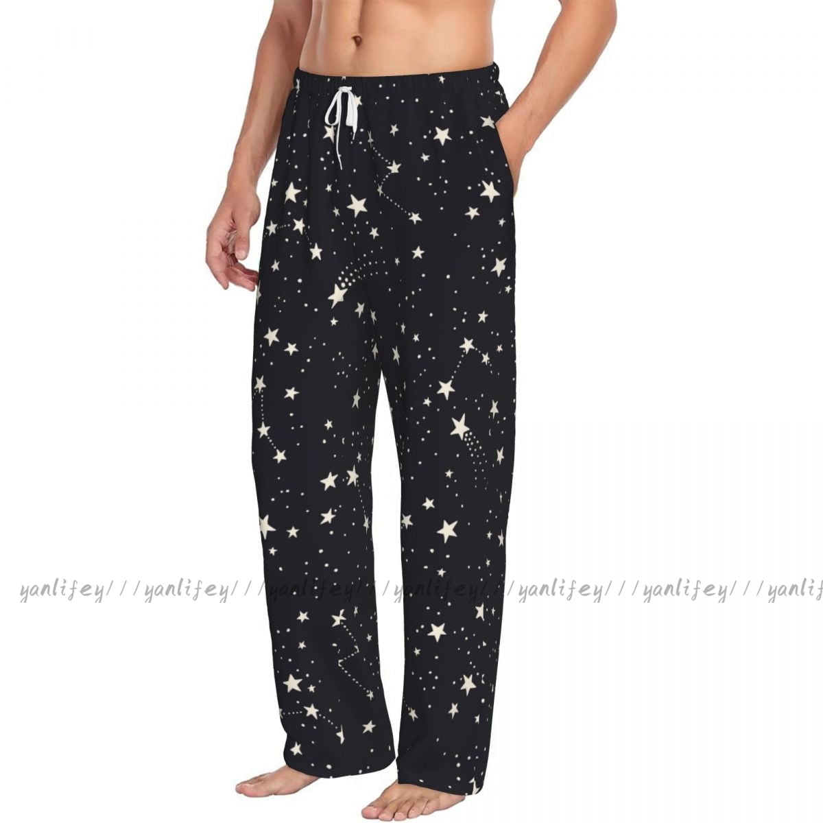 Men Woman Sleep Bottoms Male Lounge Trousers Mens Woman Constellations ...