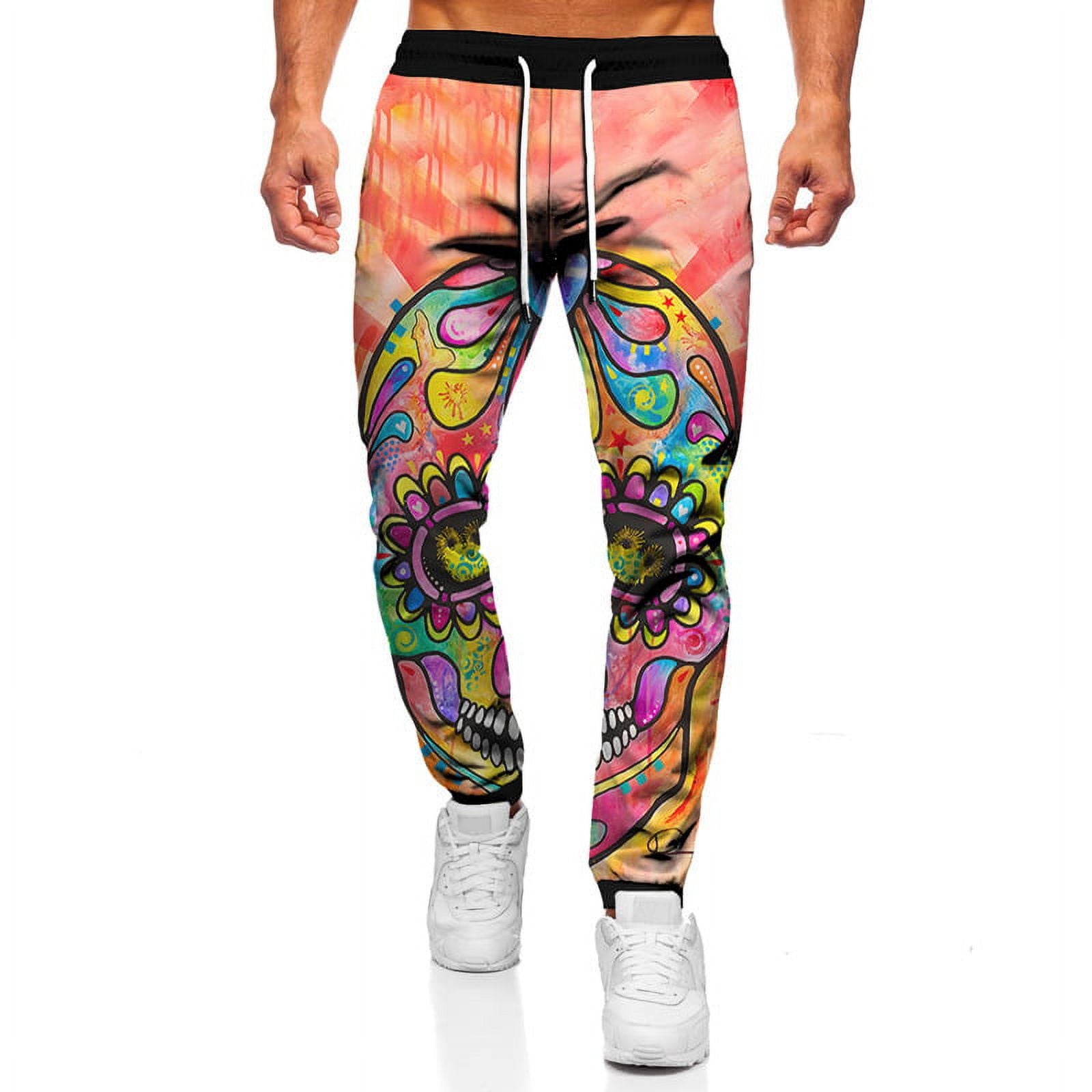 Men Women 3D Printed Skull Skeleton Graphic Casual Funny Jogger ...