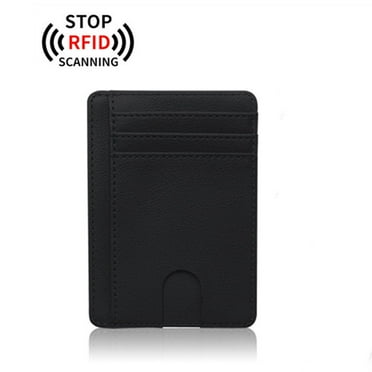 DEFNES Men Genuine Leather RFID Anti-scanning Anti-Theft Zipper Wallet ...