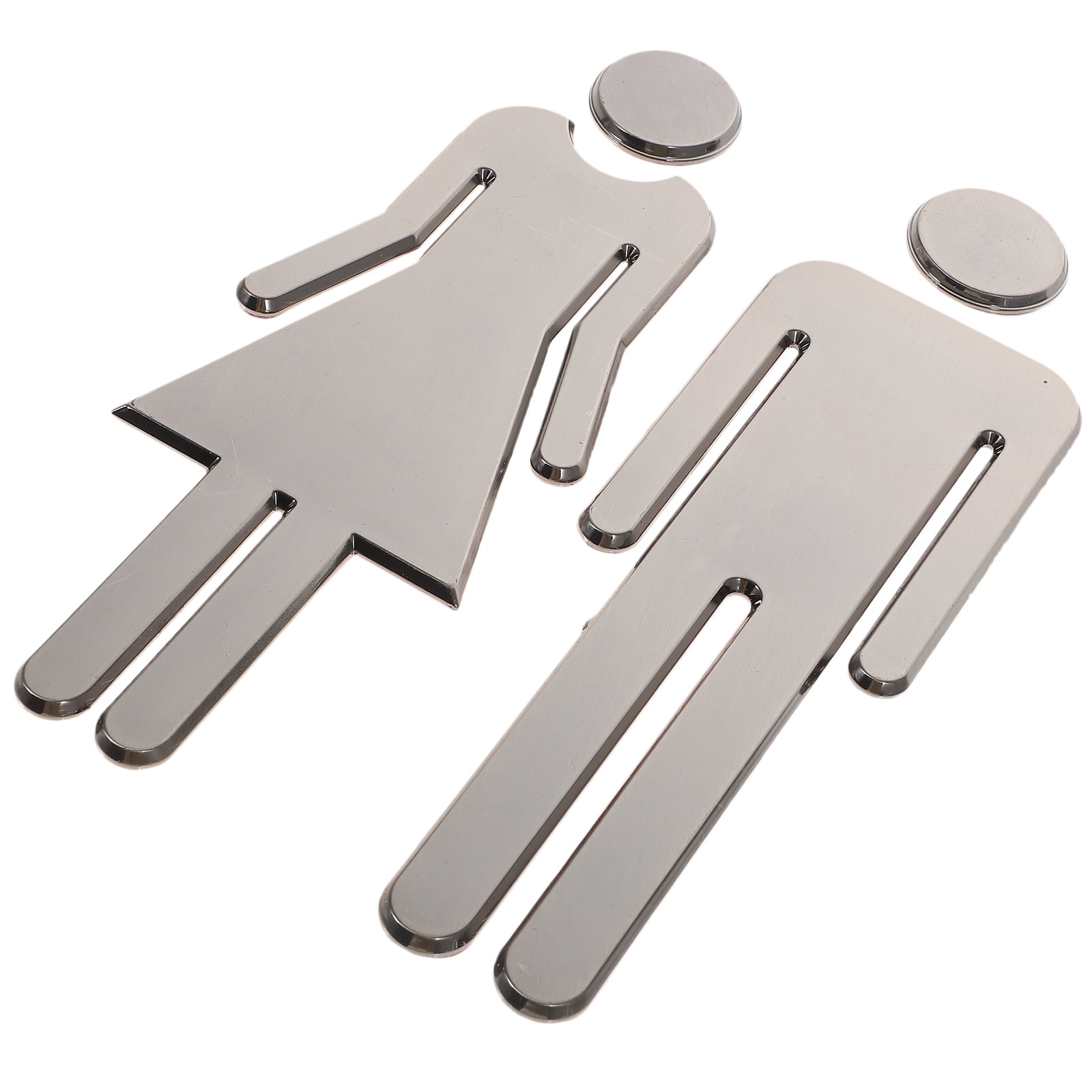 Men Women Bathroom Sign Signs Toilet Door Restroom Sticker for ...