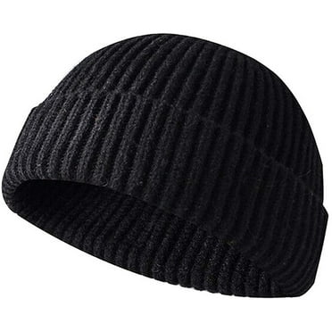 Cold Weather Ribbed Beanie Thick Cuffed Ski Hat Skully Warm Winter ...