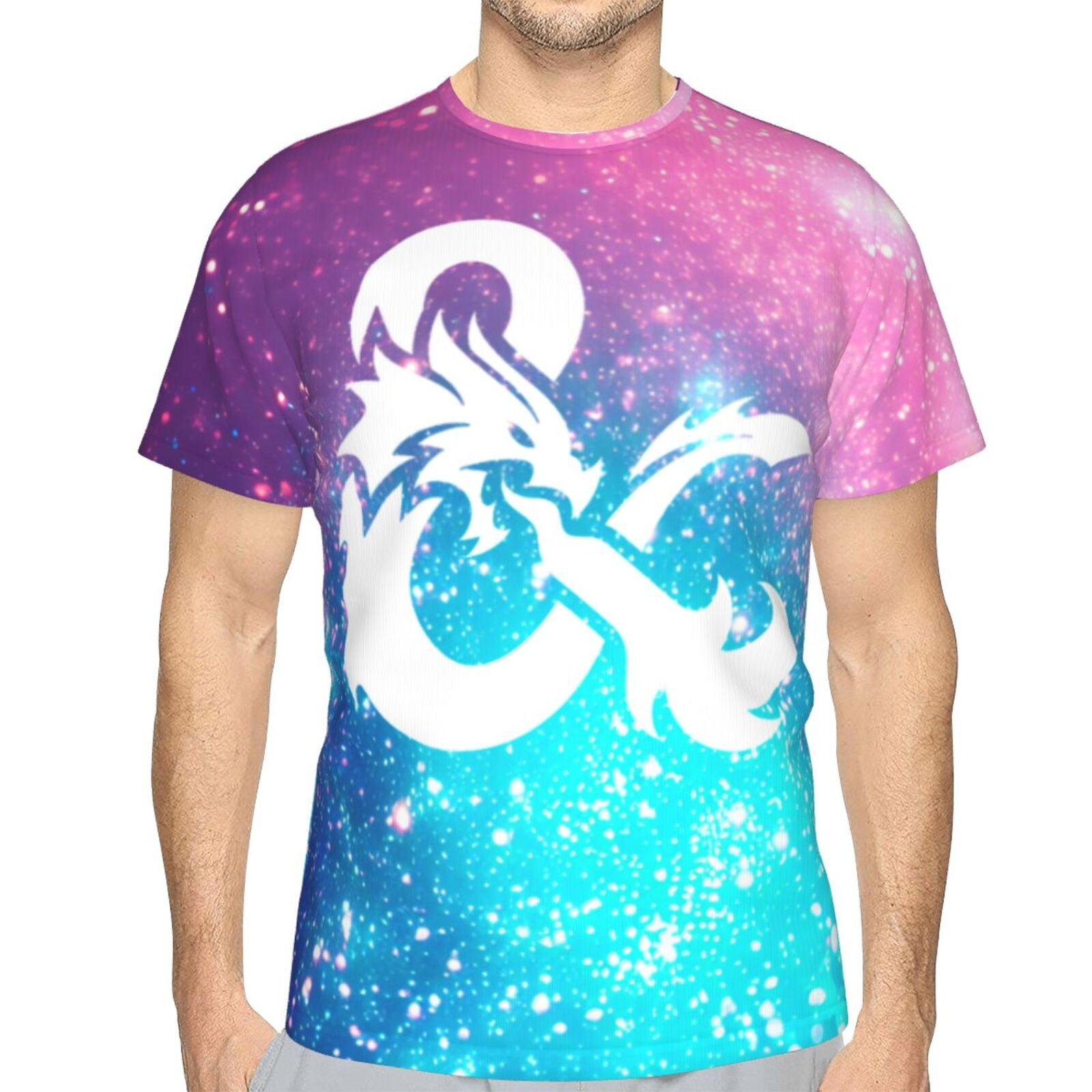 Men Women DND Dungeons And Dragons Shirts Short Sleeve Cosplay Adults ...