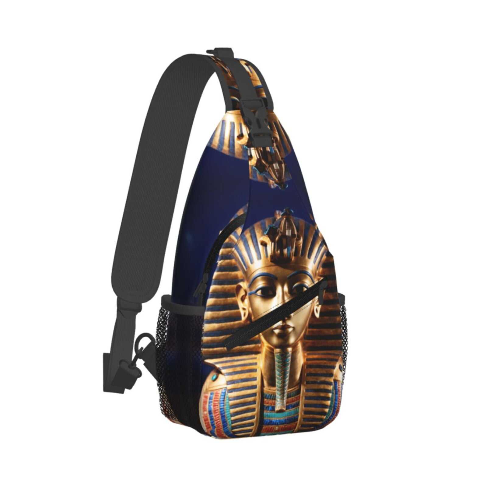 Men Women Egyptian King African Sling Crossbody Chest Bag Backpack with ...